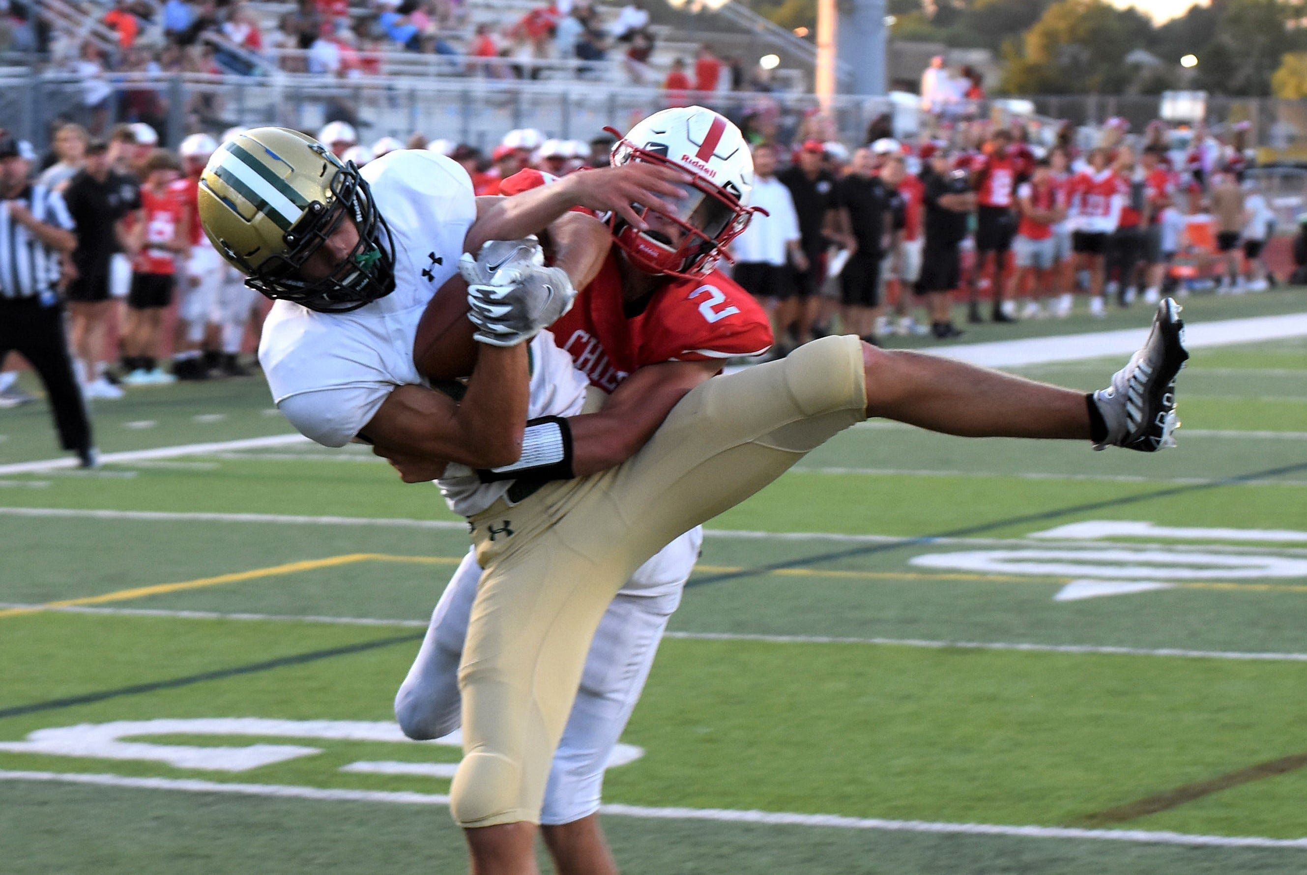 Howell junior scores touchdown in first football game ever
