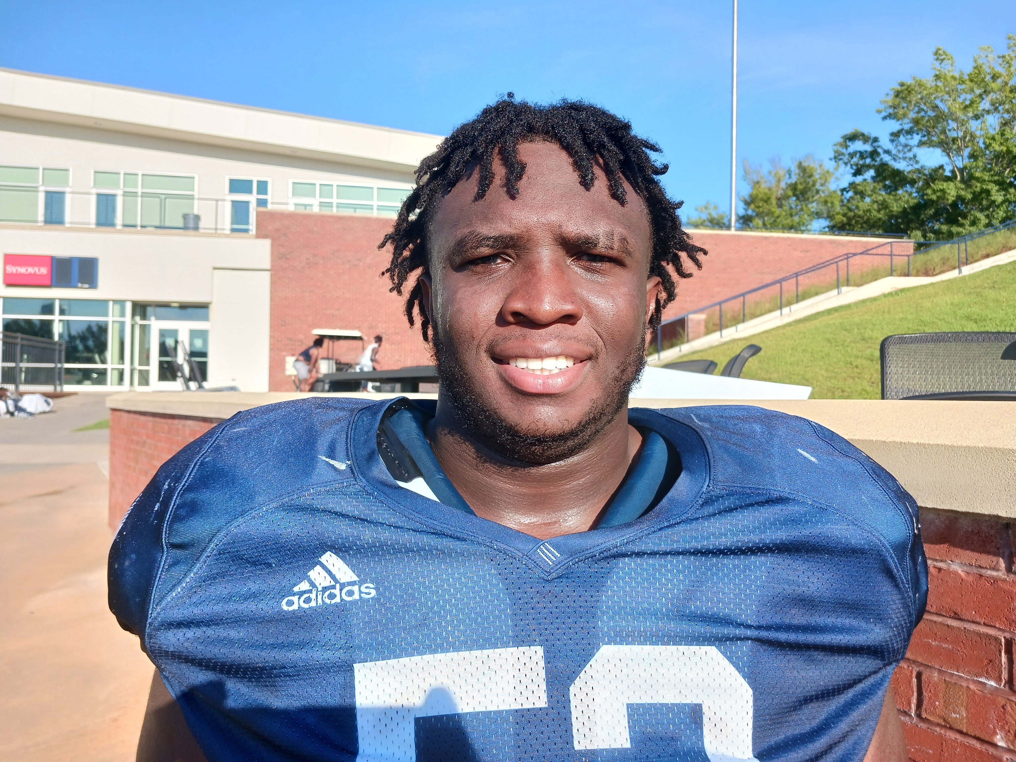 Georgia Southern football defensive lineman Trevon Locke now a starter