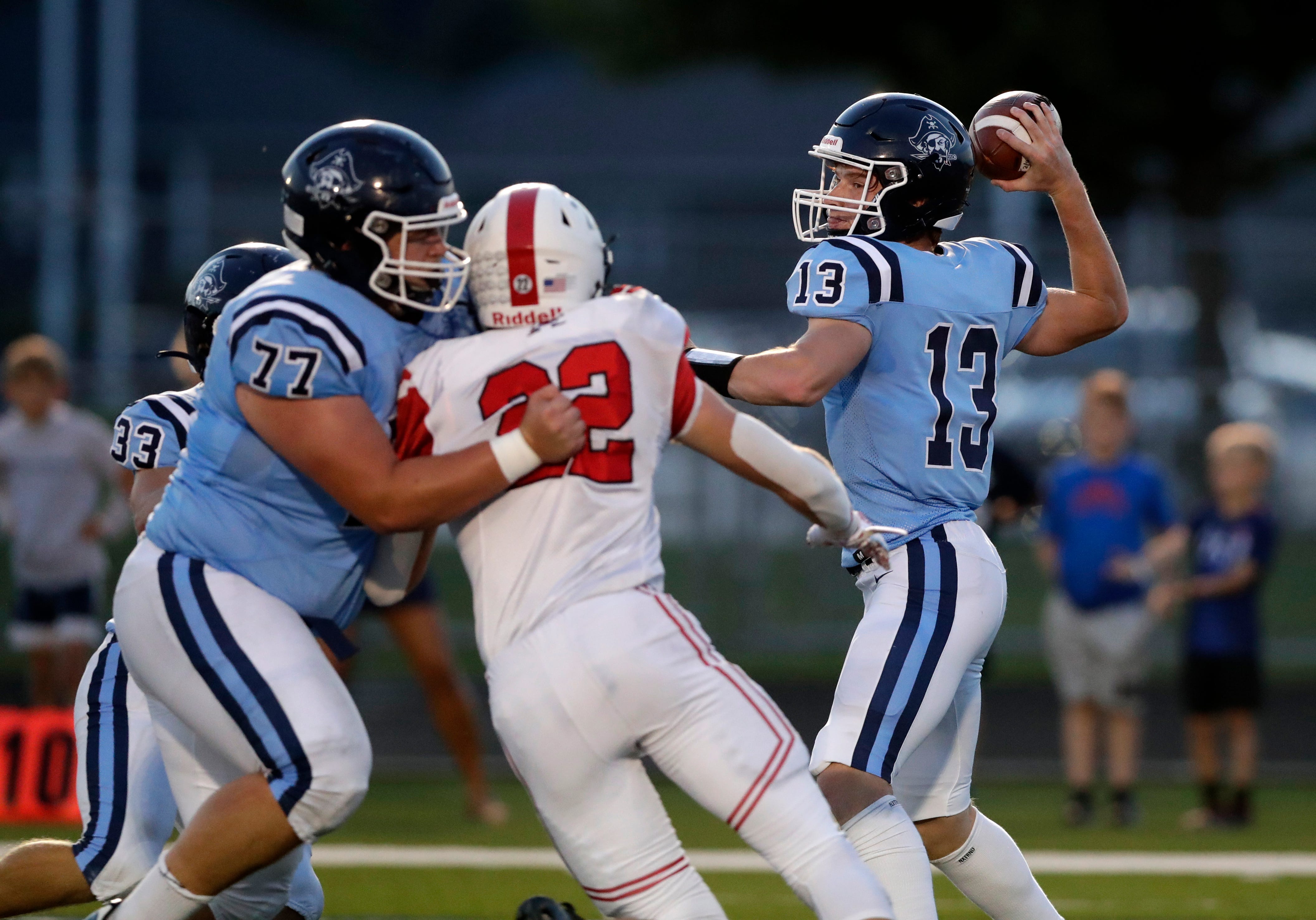 Bay Port high school football team takes big step toward FRCC title