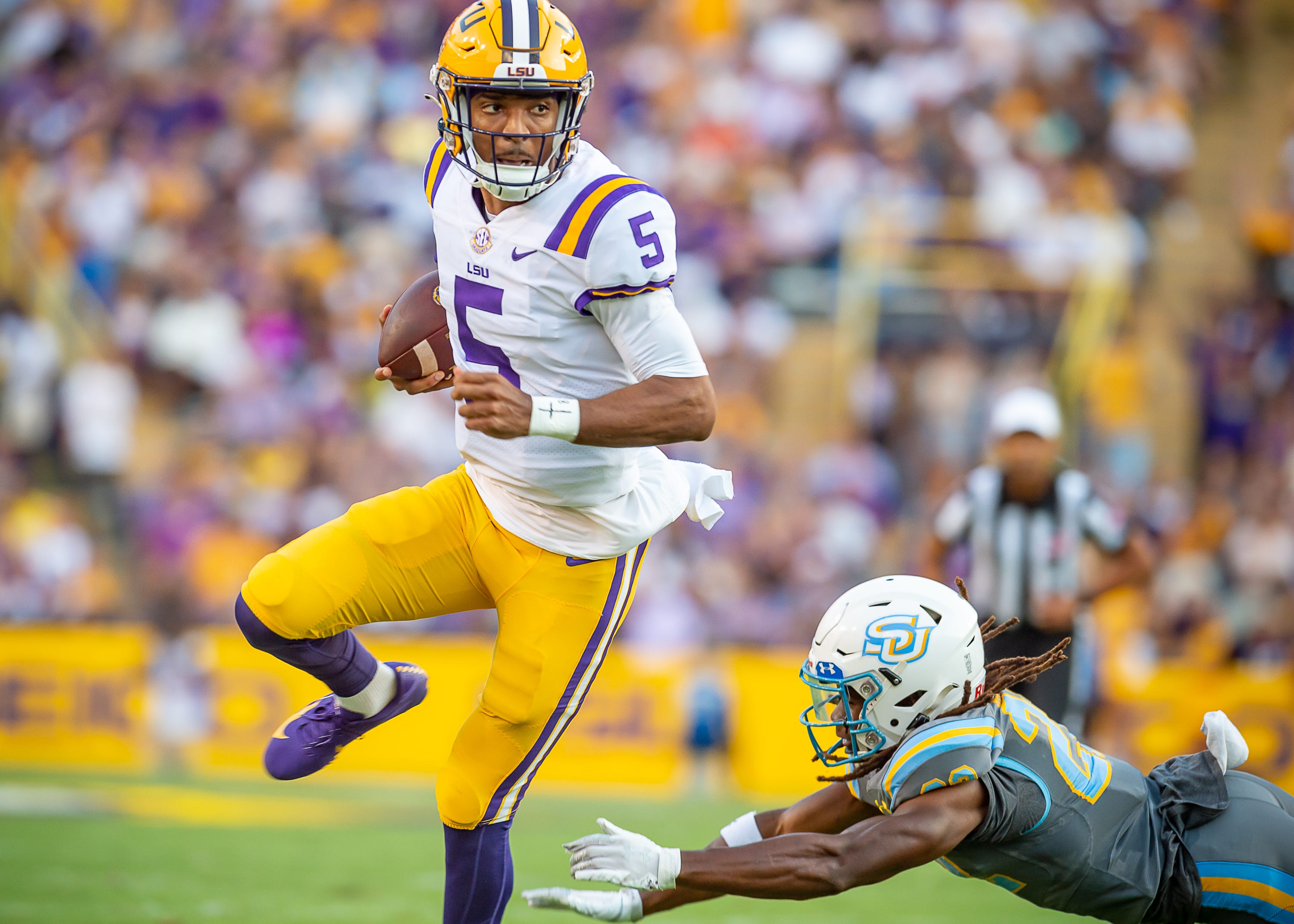 LSU football played fast and loose in dominant win over Southern