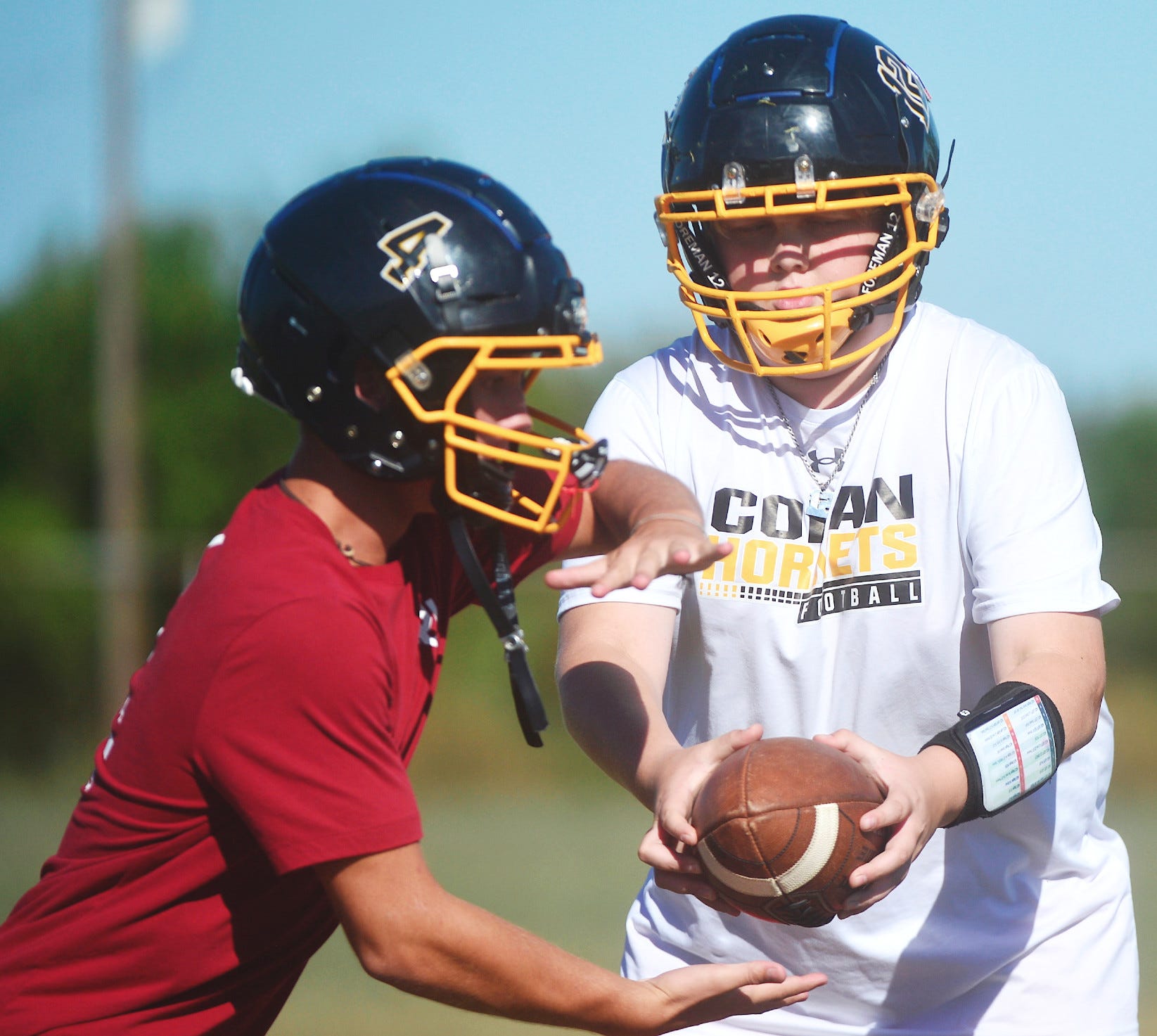 Copan and Wesleyan Christian grid players honored by district