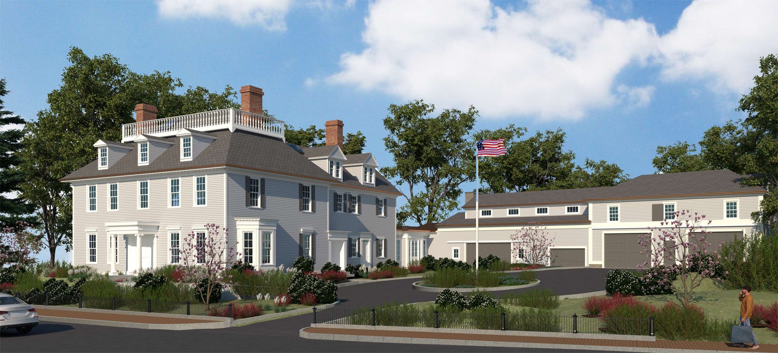 Historic Capt. Thomas Thompson mansion renovation in Portsmouth NH