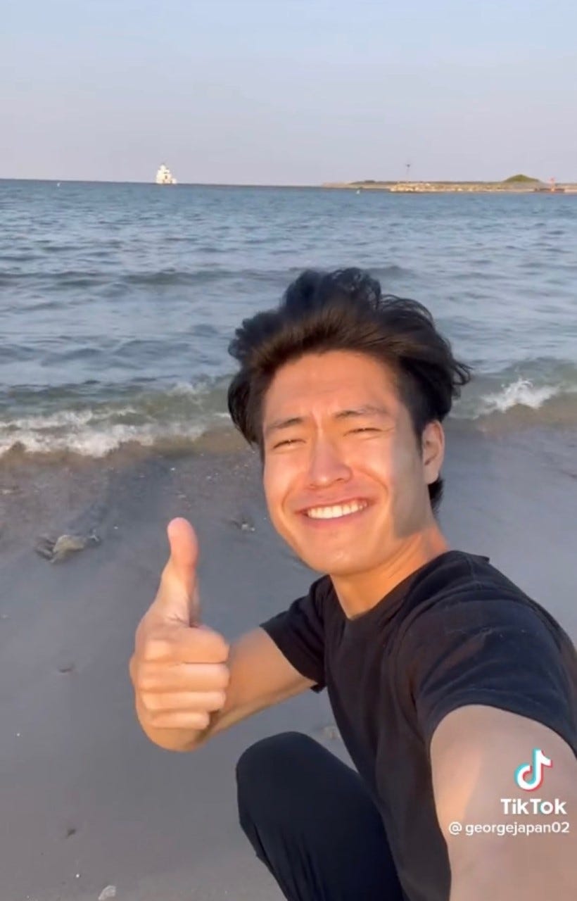 YouTuber George Japan makes viral Wisconsin TikTok during world tour