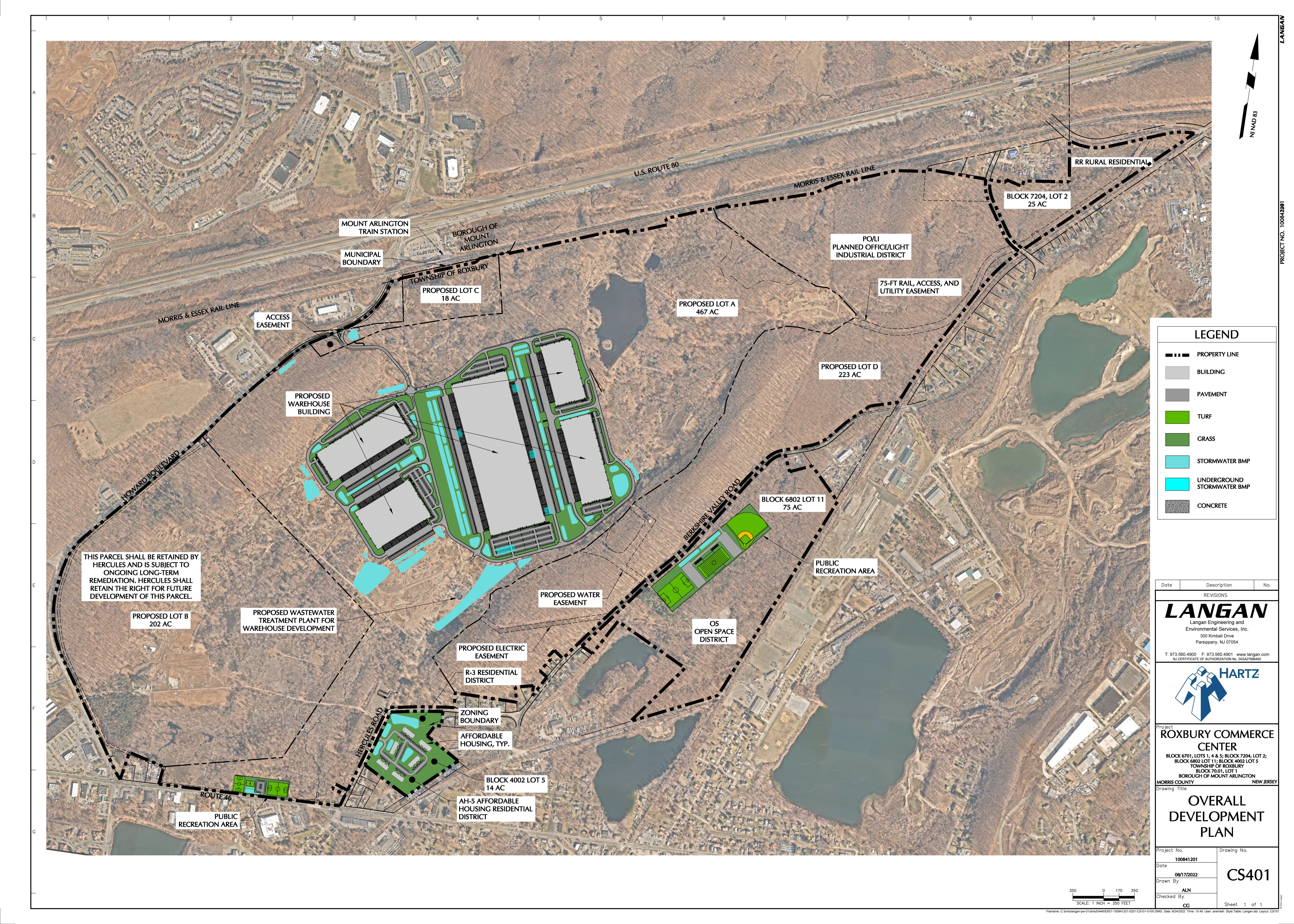 Roxbury NJ opens planning board hearing on Hercules redevelopment