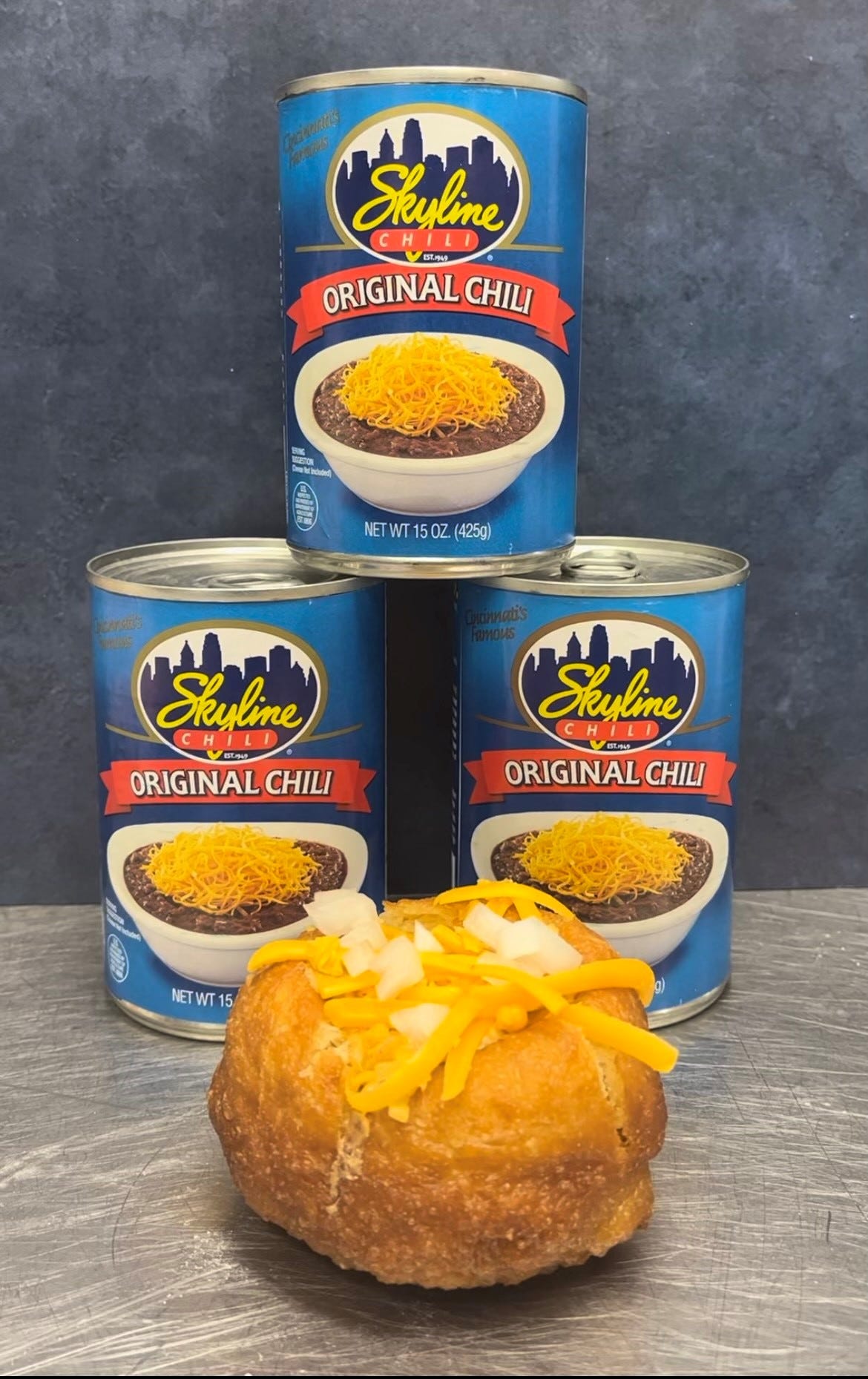 You can get a Skyline Chili dip-filled donut at this Cincinnati shop