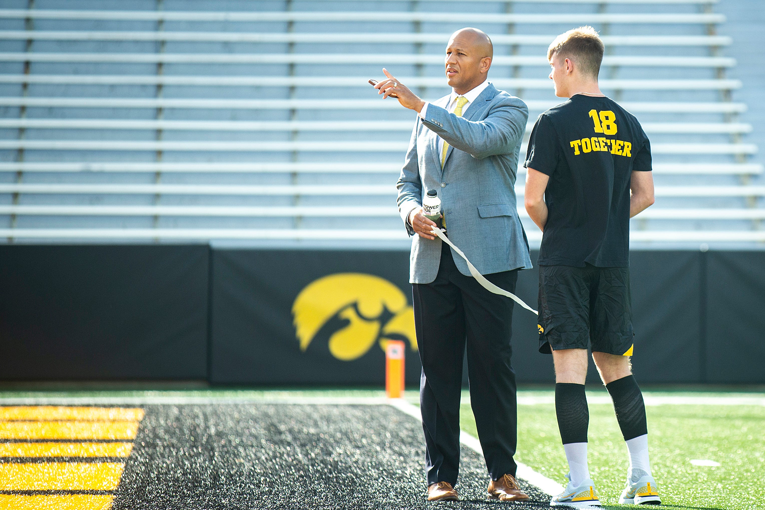 Three special teams topics with Iowa football coordinator LeVar Woods