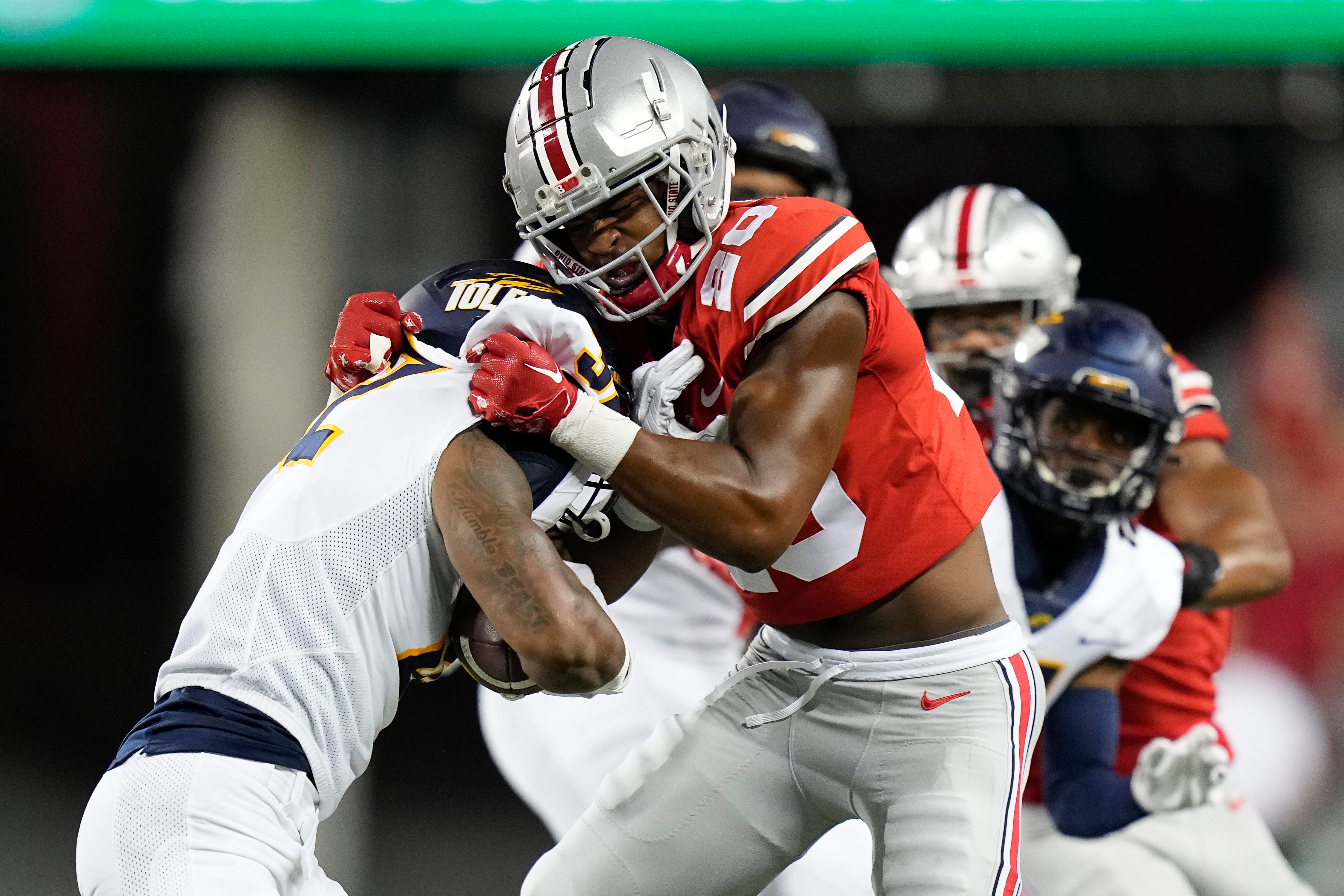 Ohio State football freshman safety Sonny Styles finds early role