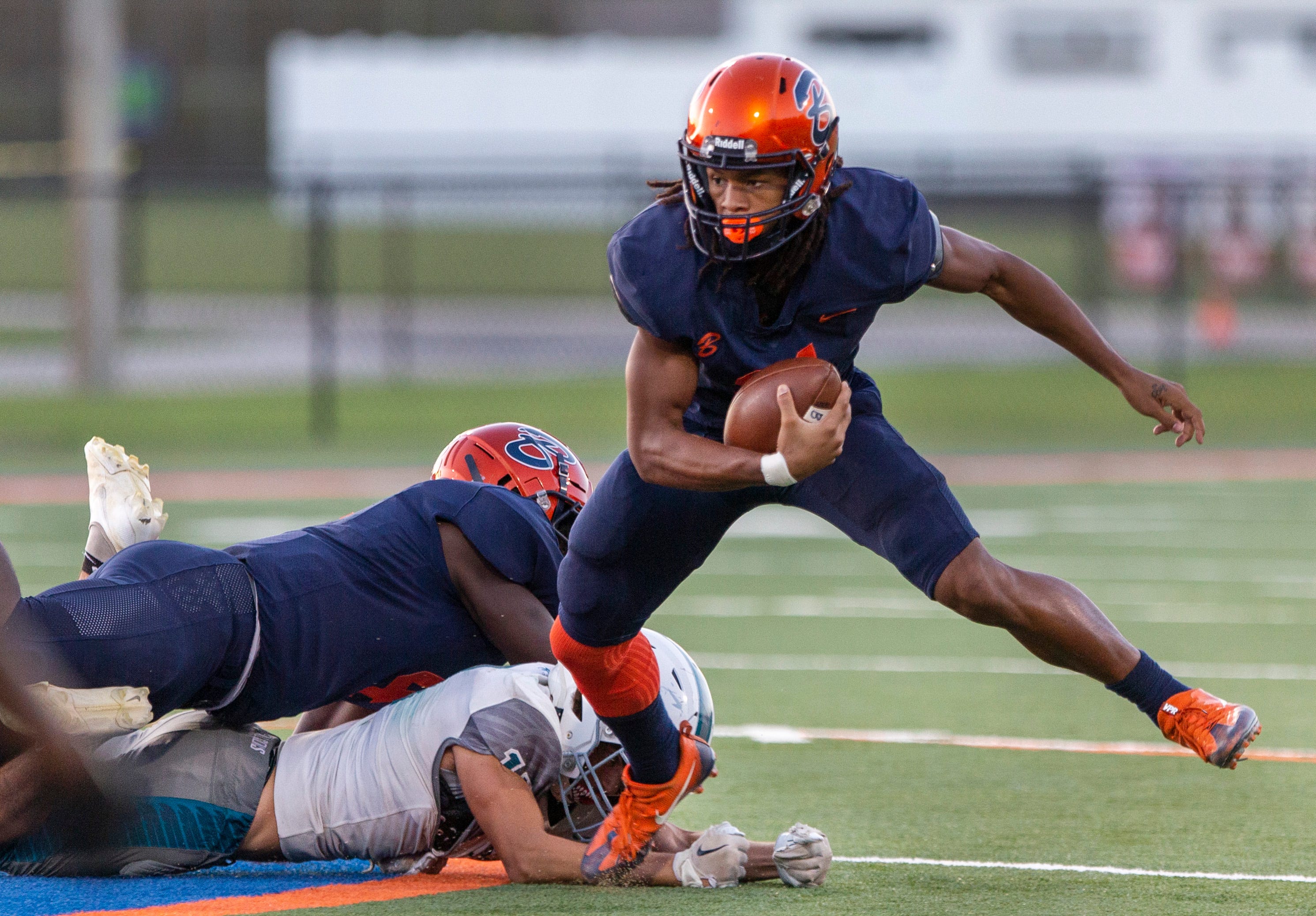 Jacob Cosby-Mosley, Benjamin football back on track with South Fork rout