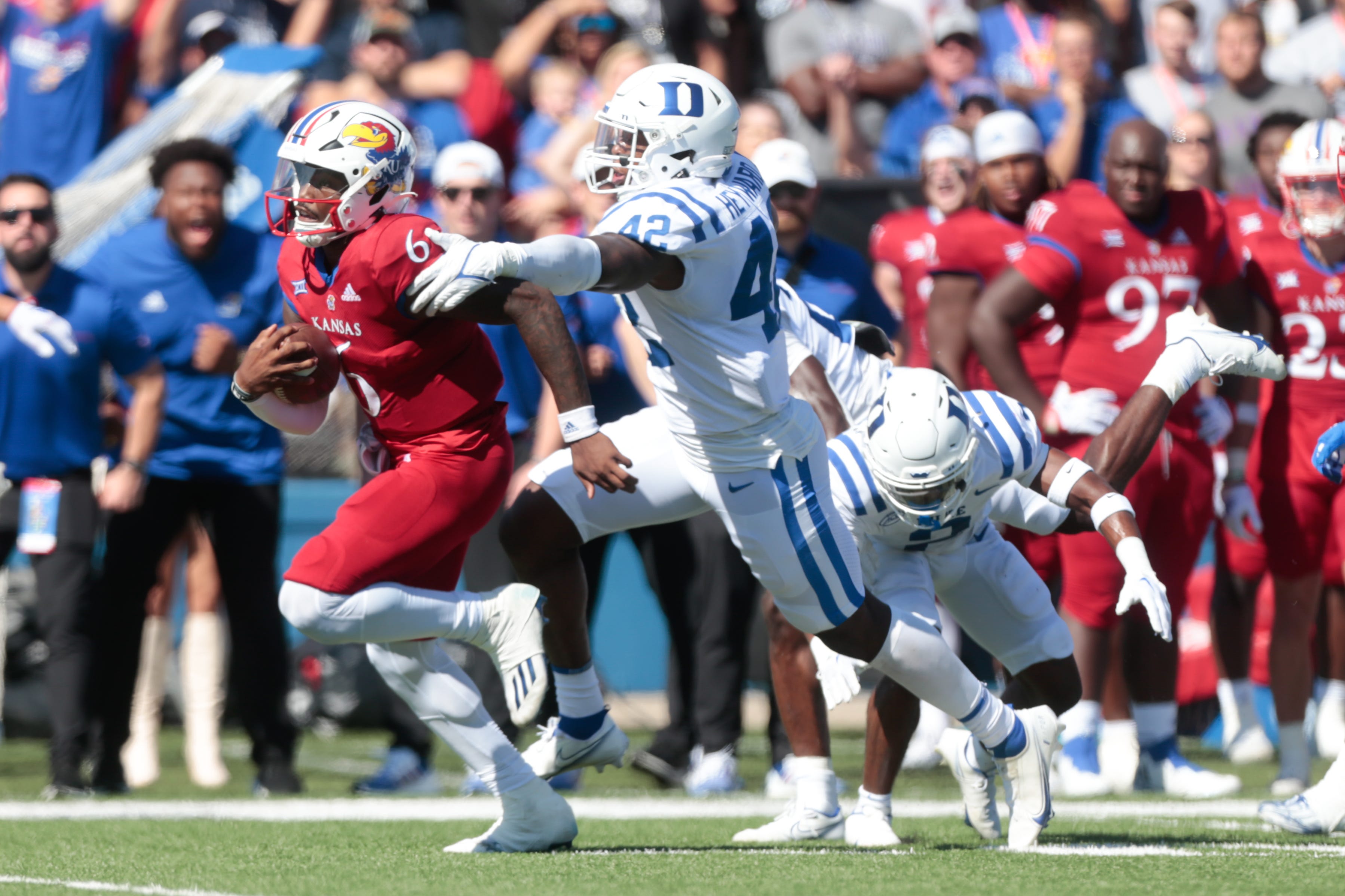 KU football: How expectations are changing for unbeaten Kansas, Jalon ...