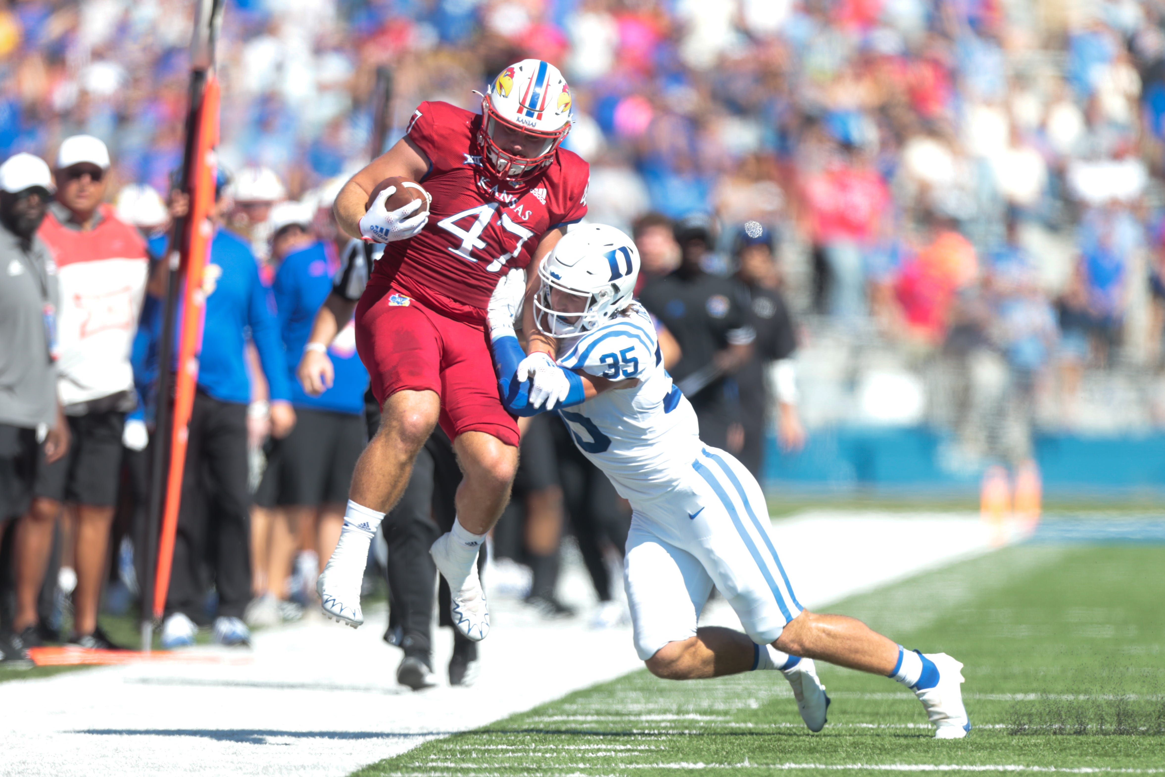 Kansas football’s Jared Casey continues to thrive with Jayhawks