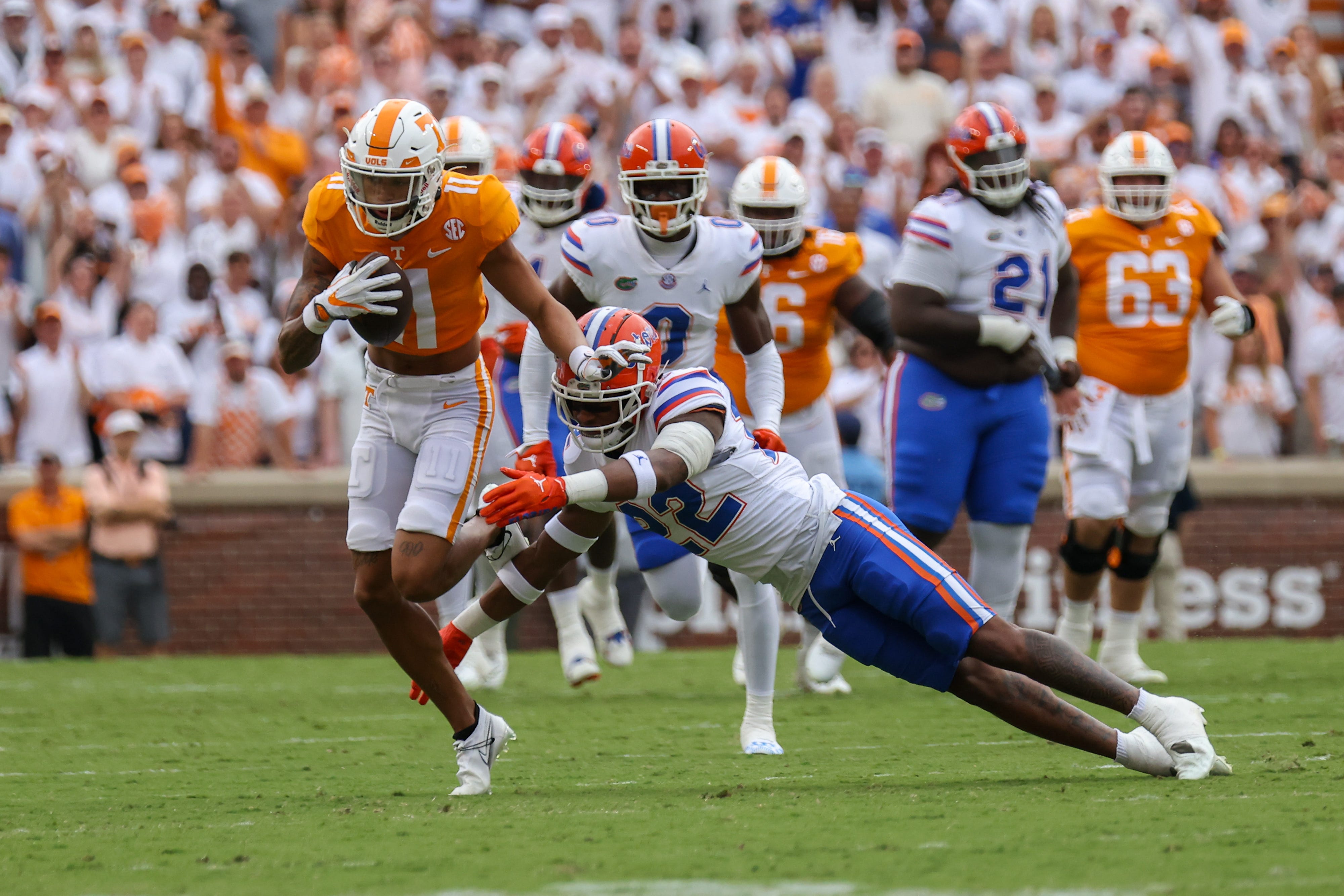 Tennessee-Alabama football: Jalin Hyatt sets Vols receiving TD record