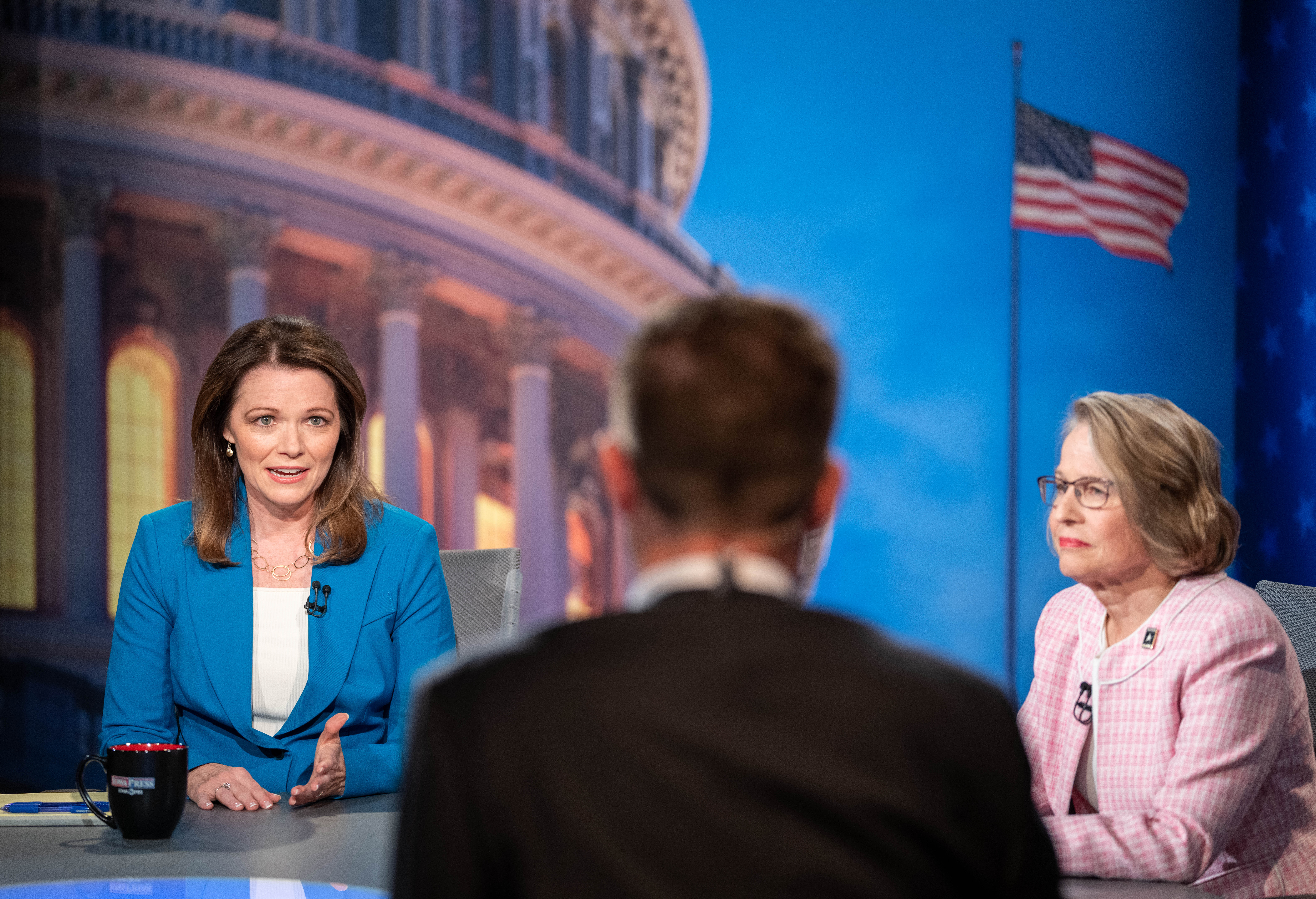 US Rep. Miller-Meeks debates Democratic challenger Bohannan