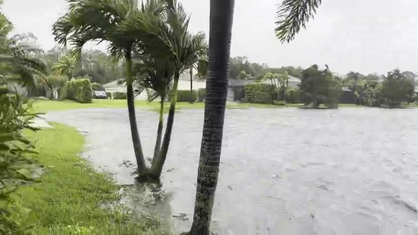 Hurricane Ian damage from Fort Myers to Naples, Florida with flooding