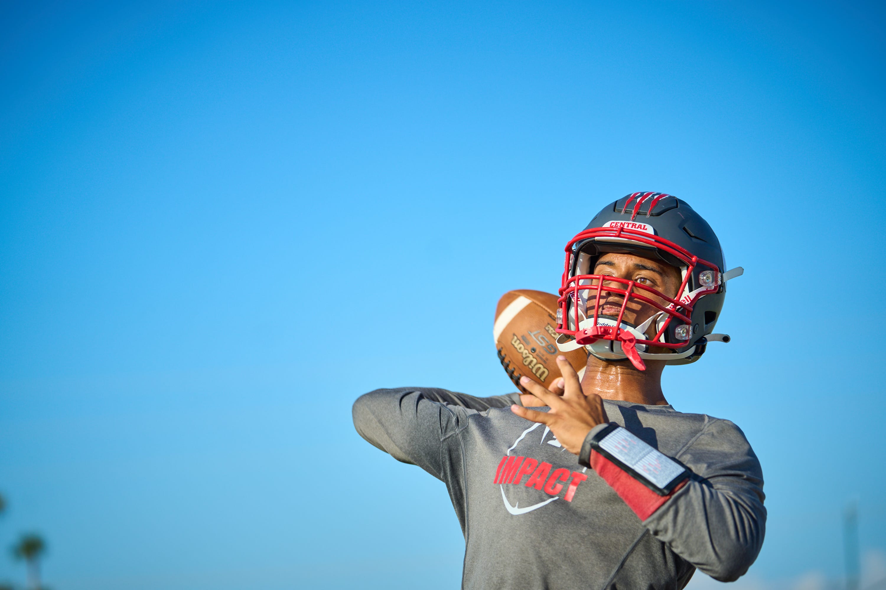 Central football's melting pot of cultures starts with QB Bagchi