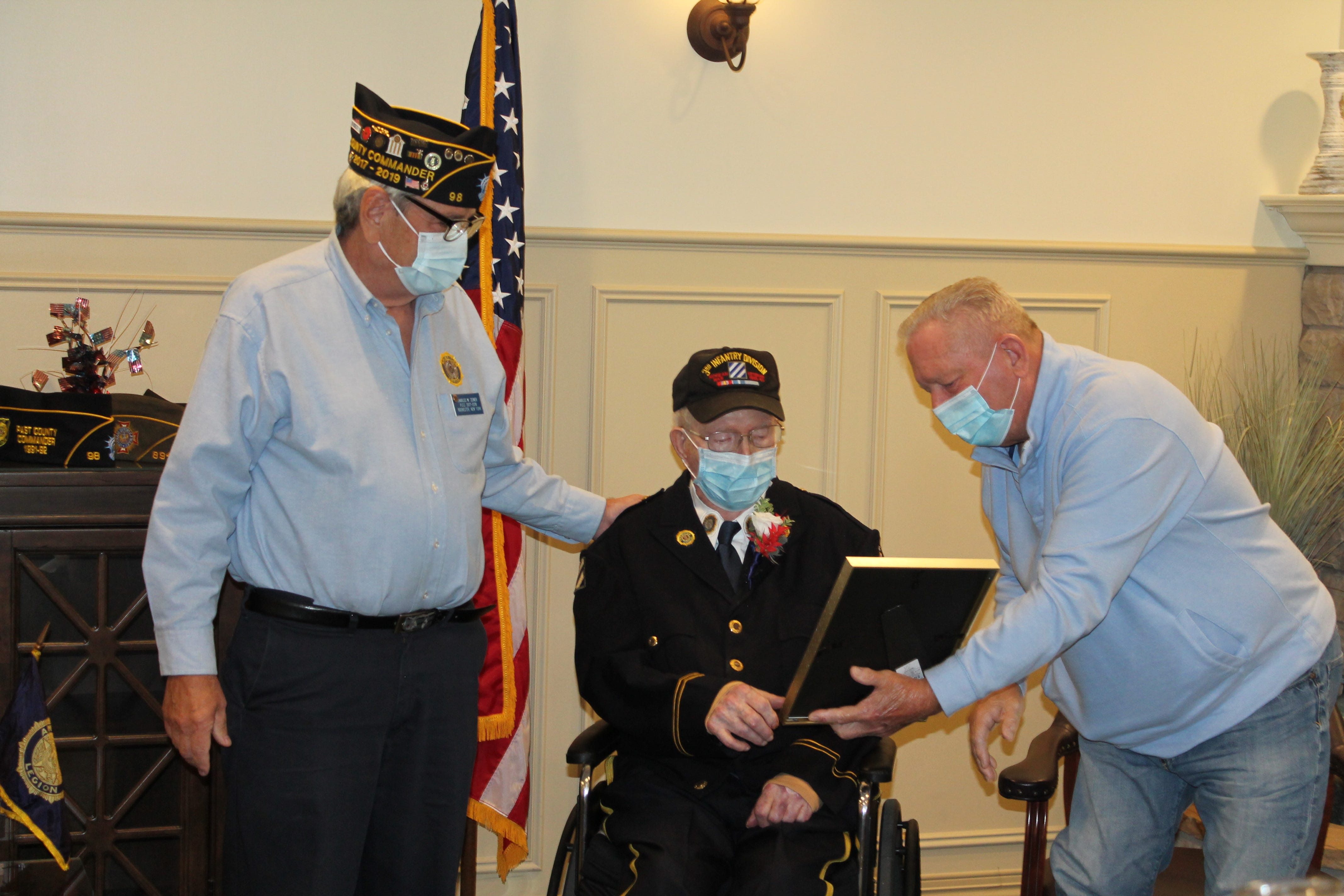 Korean War Vet Edward Penrose honored for service with American Legion