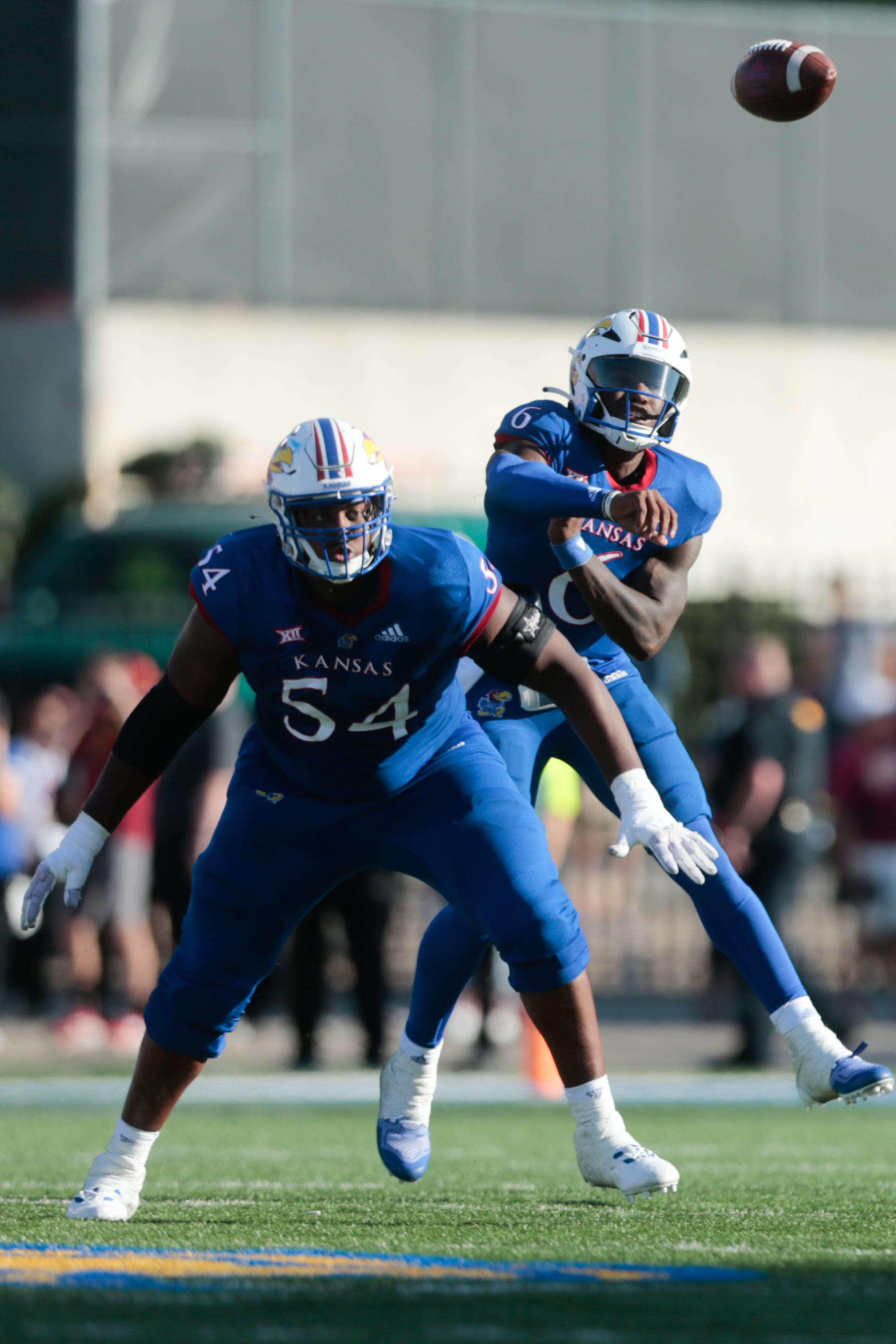 Analysis on KU football's victory over Iowa State, making them 5-0