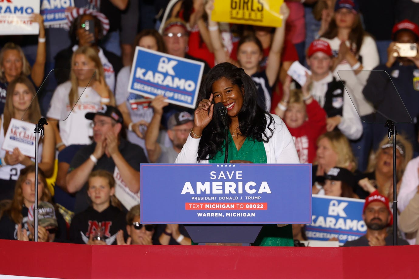 Kristina Karamo announces run for Michigan GOP chair