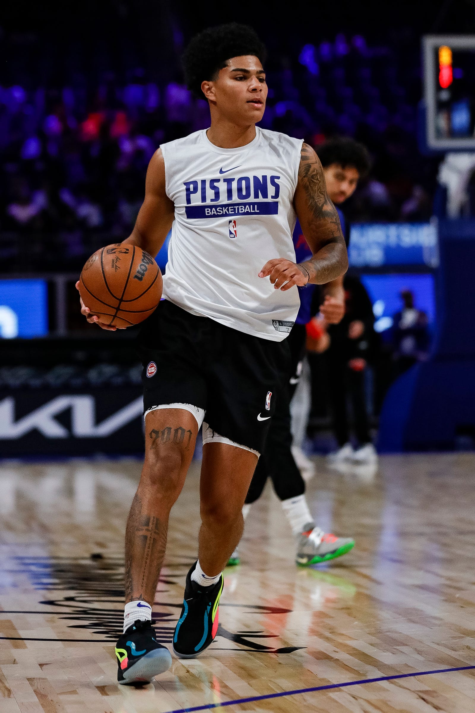 Killian Hayes' confidence stands out in Detroit Pistons open practice