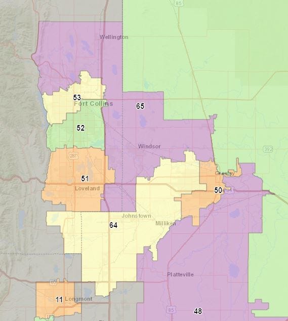 How to know what district you are voting in Colorado election 2022