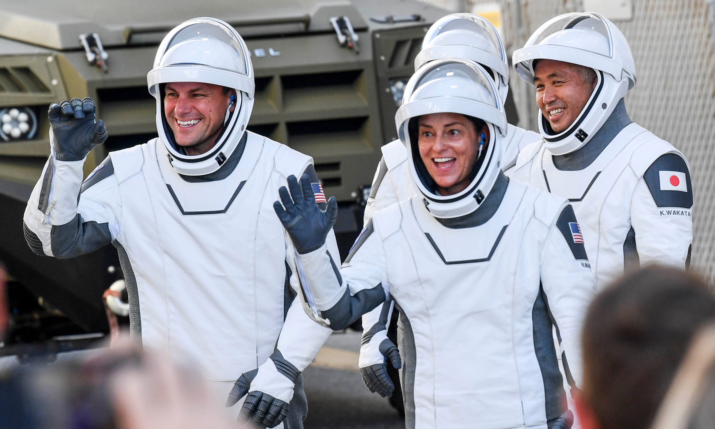 Charlevoix astronaut talks to local students from space station