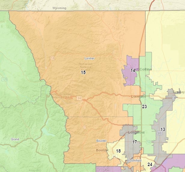 How to know what district you are voting in Colorado election 2022