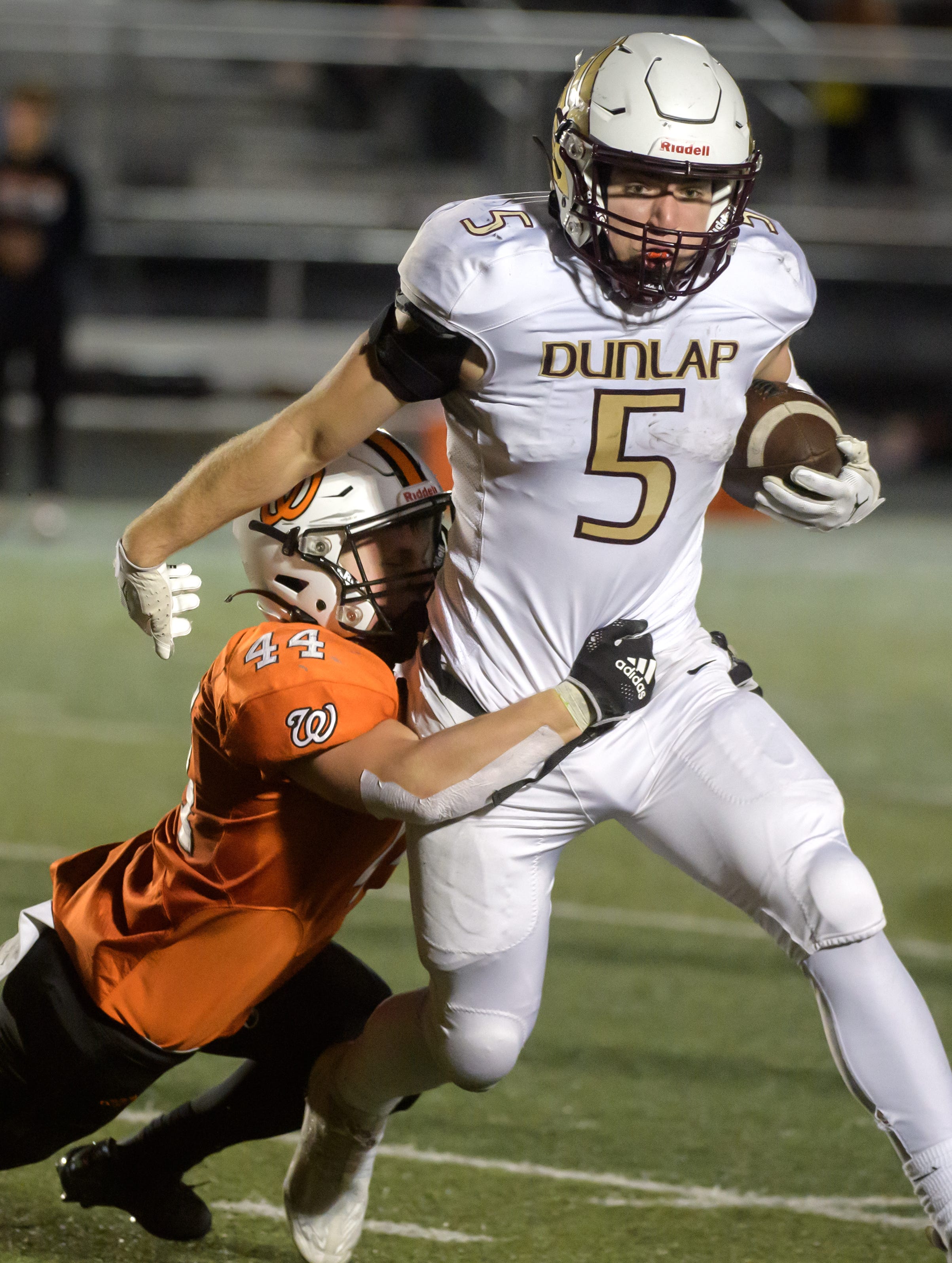 IHSA football: Washington beats Dunlap, takes over second place in Mid ...