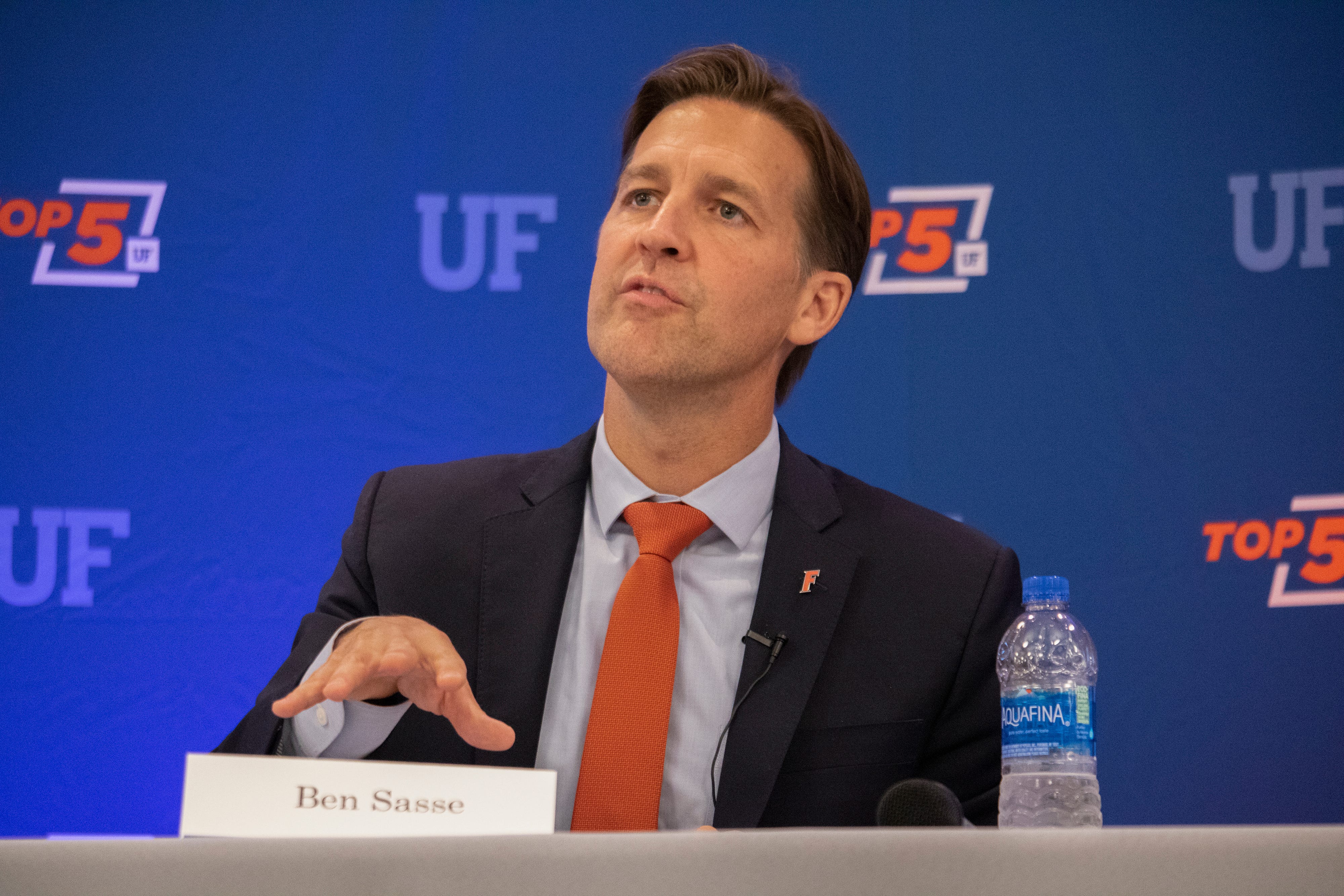 UF faculty questions finalist Ben Sasse on leadership
