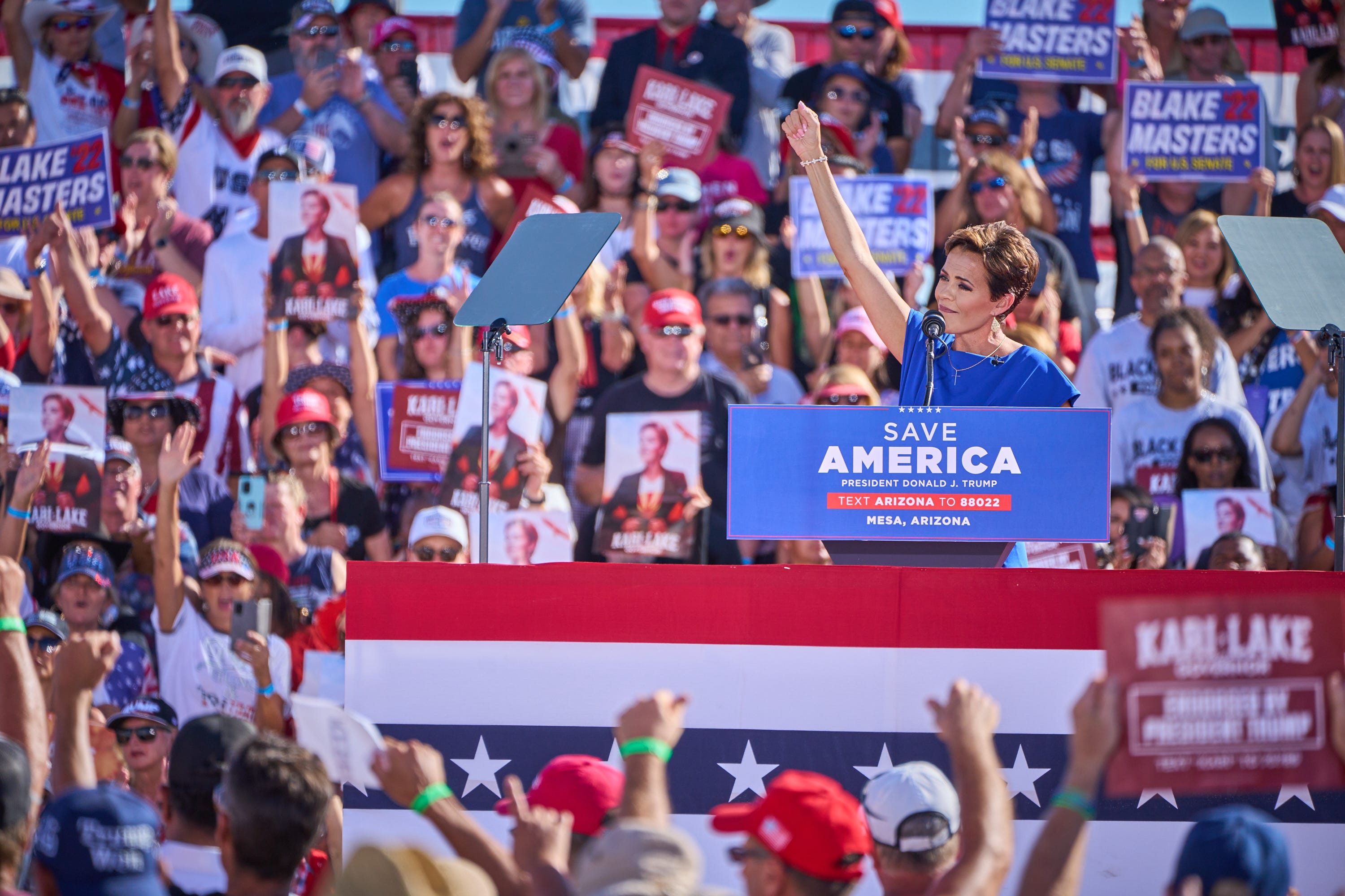 Arizona Republican governor candidate Kari Lake has solo PBS interview