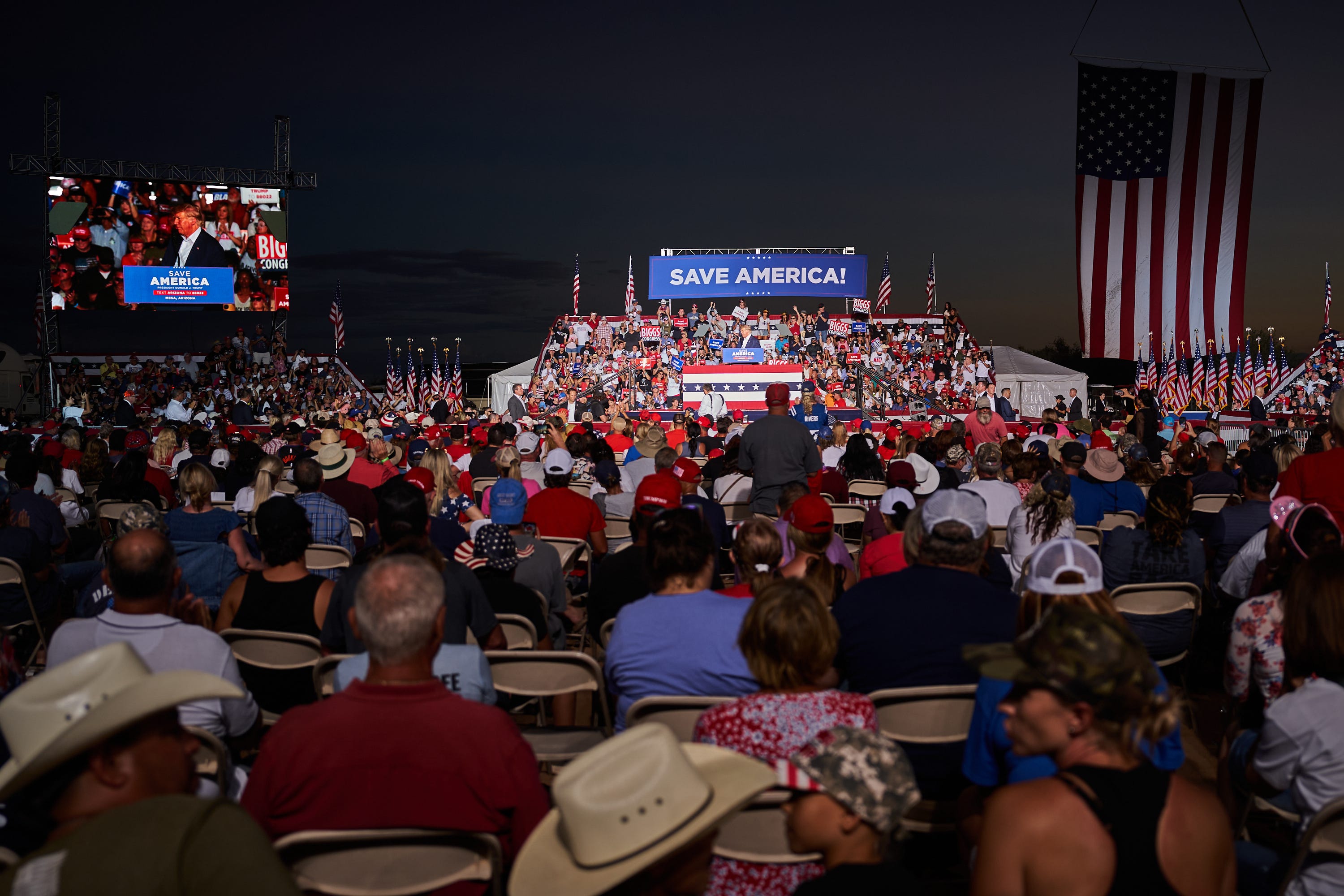 Trump in Arizona: Recap from Kari Lake, Blake Masters rally in Mesa