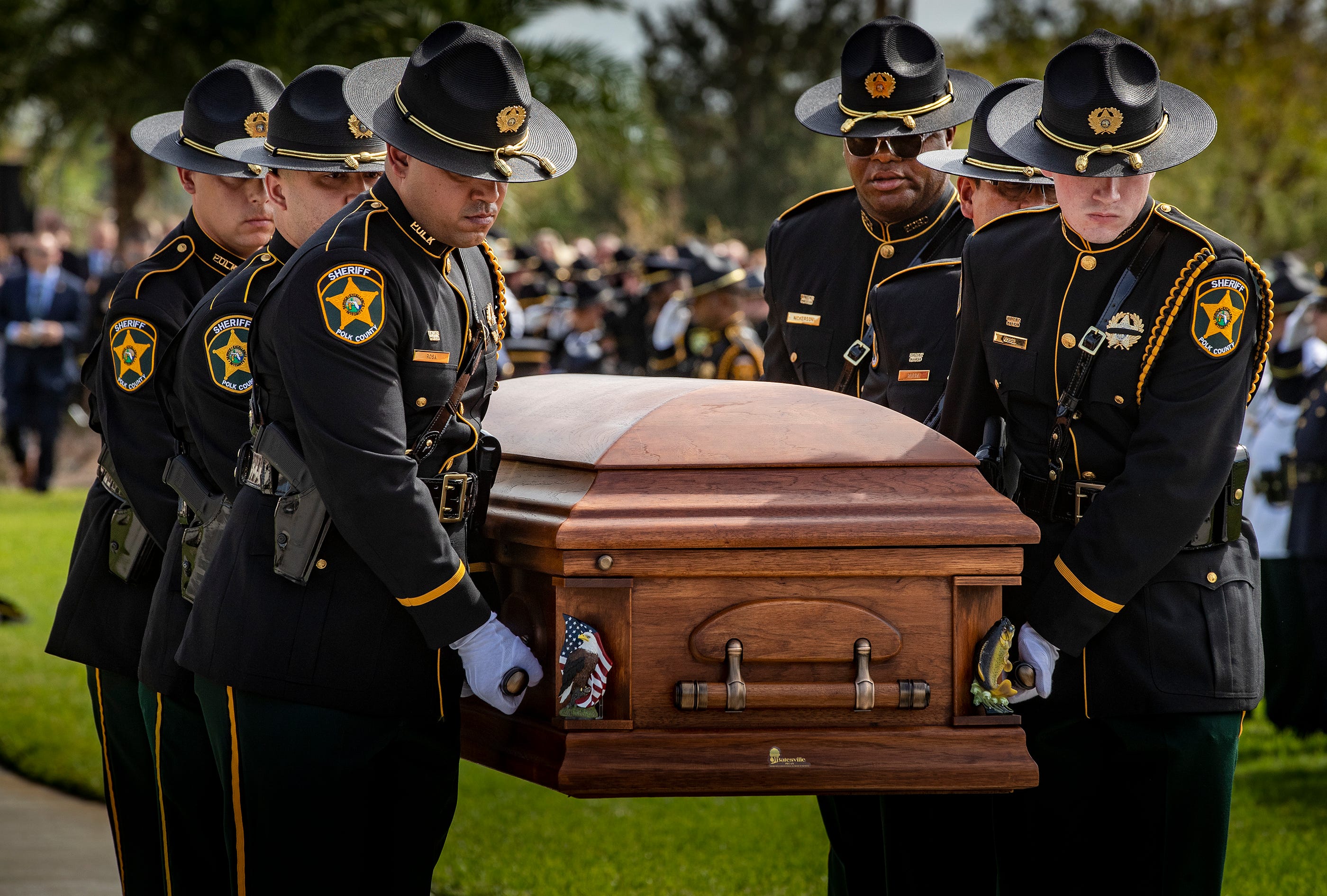 Funeral held for Polk Deputy Blane Lane, killed in friendly fire