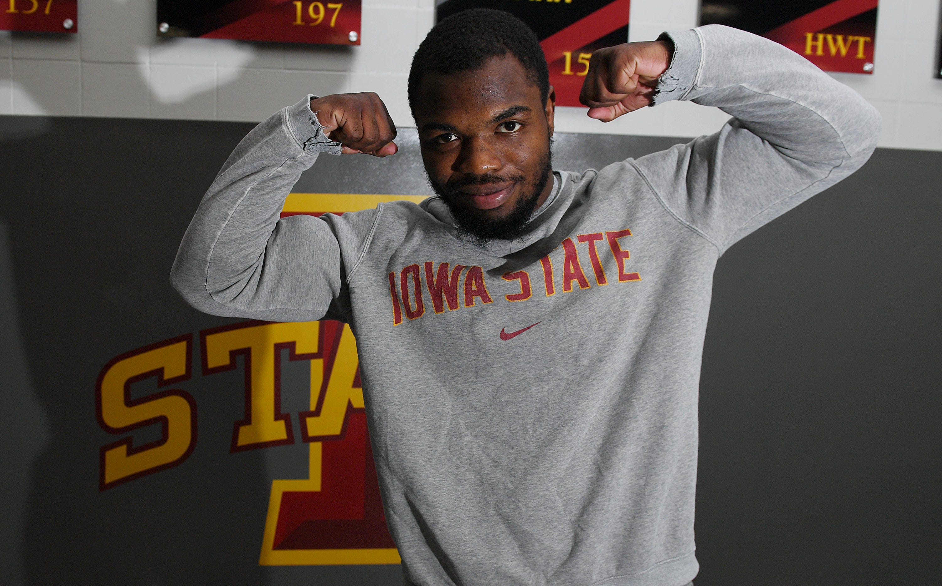 Iowa State wrestler Paniro Johnson is confident heading into the 2022 ...