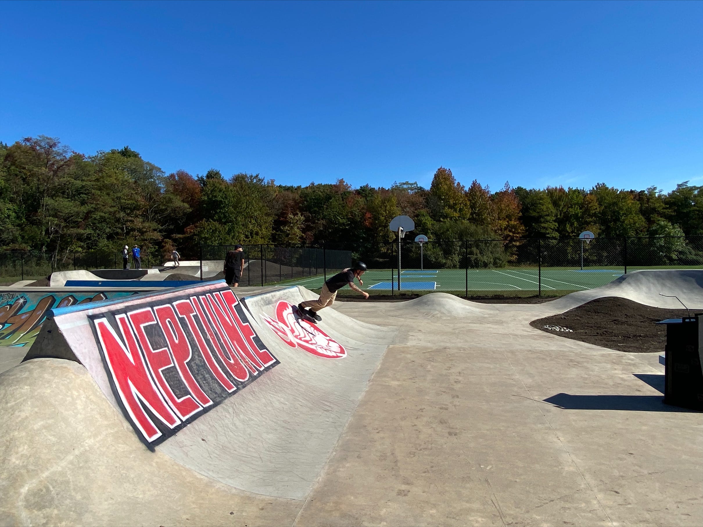 Neptune NJ skateboarding park reopens with new pump track