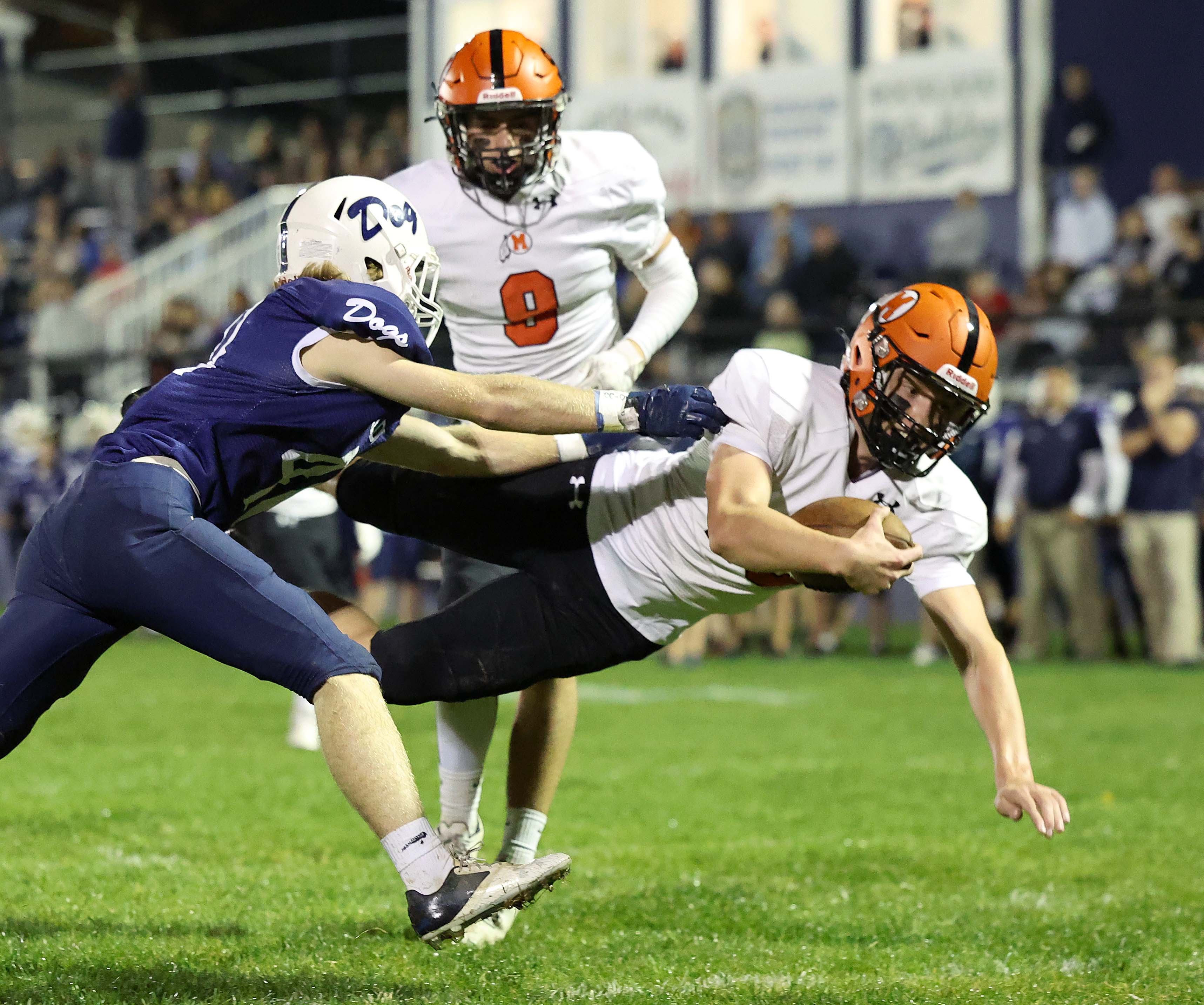 Middleboro High football wins behind highlights by Goodine and Briggs