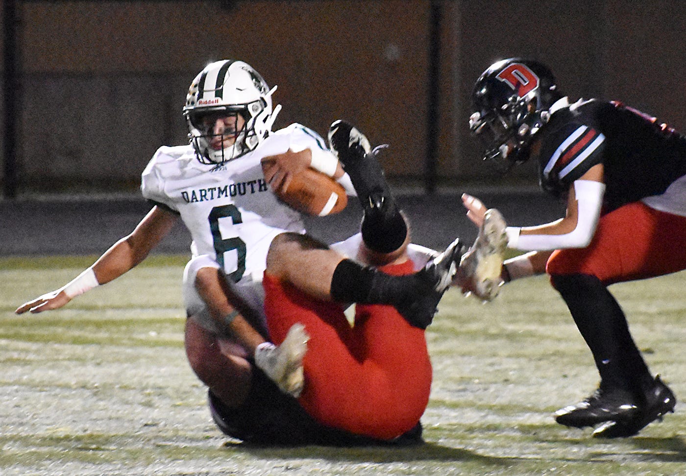 Durfee football learns tough lessons in loss to Dartmouth