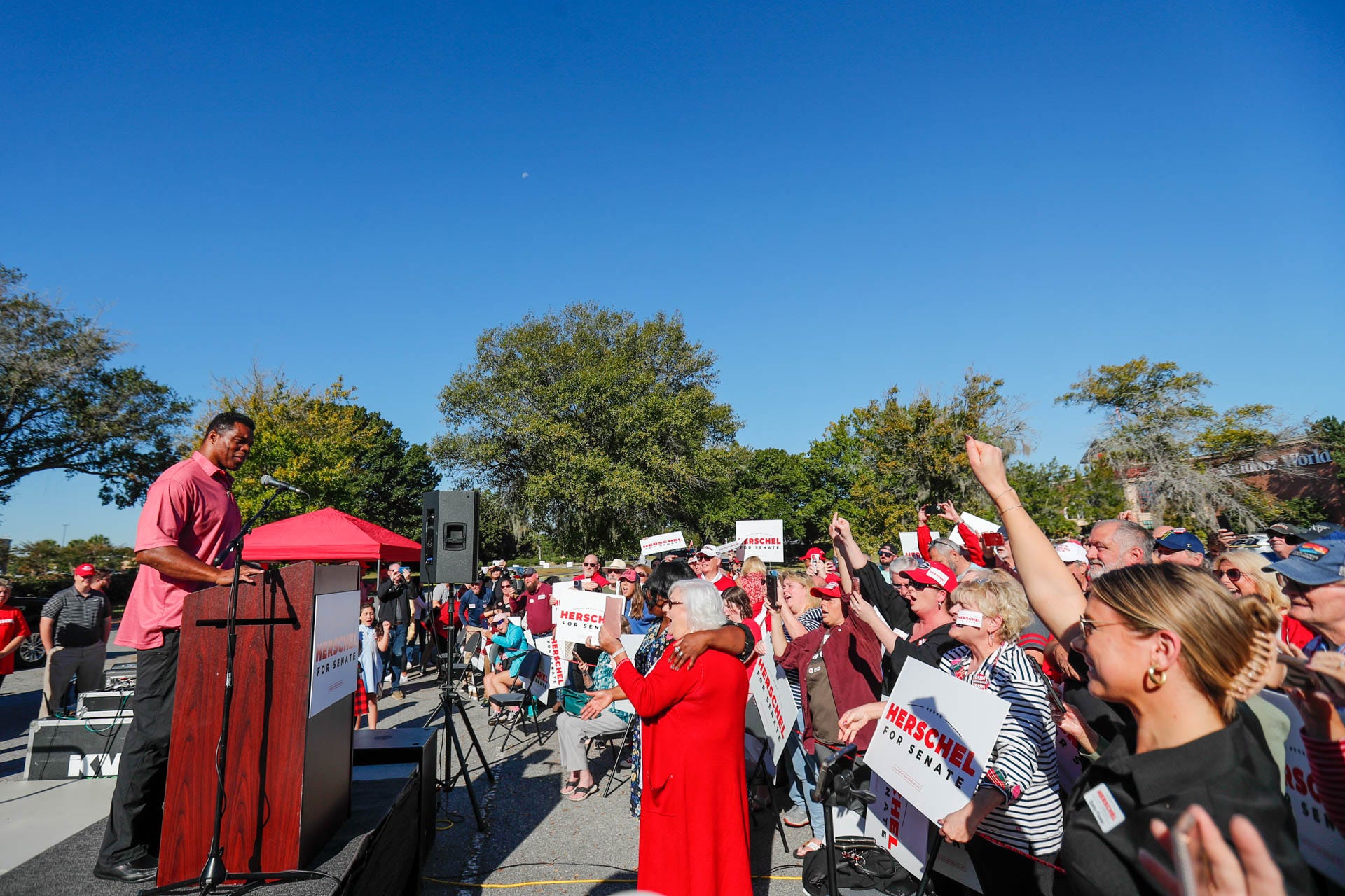 Herschel Walker jokes about Joe Biden, Raphael Warnock after debate