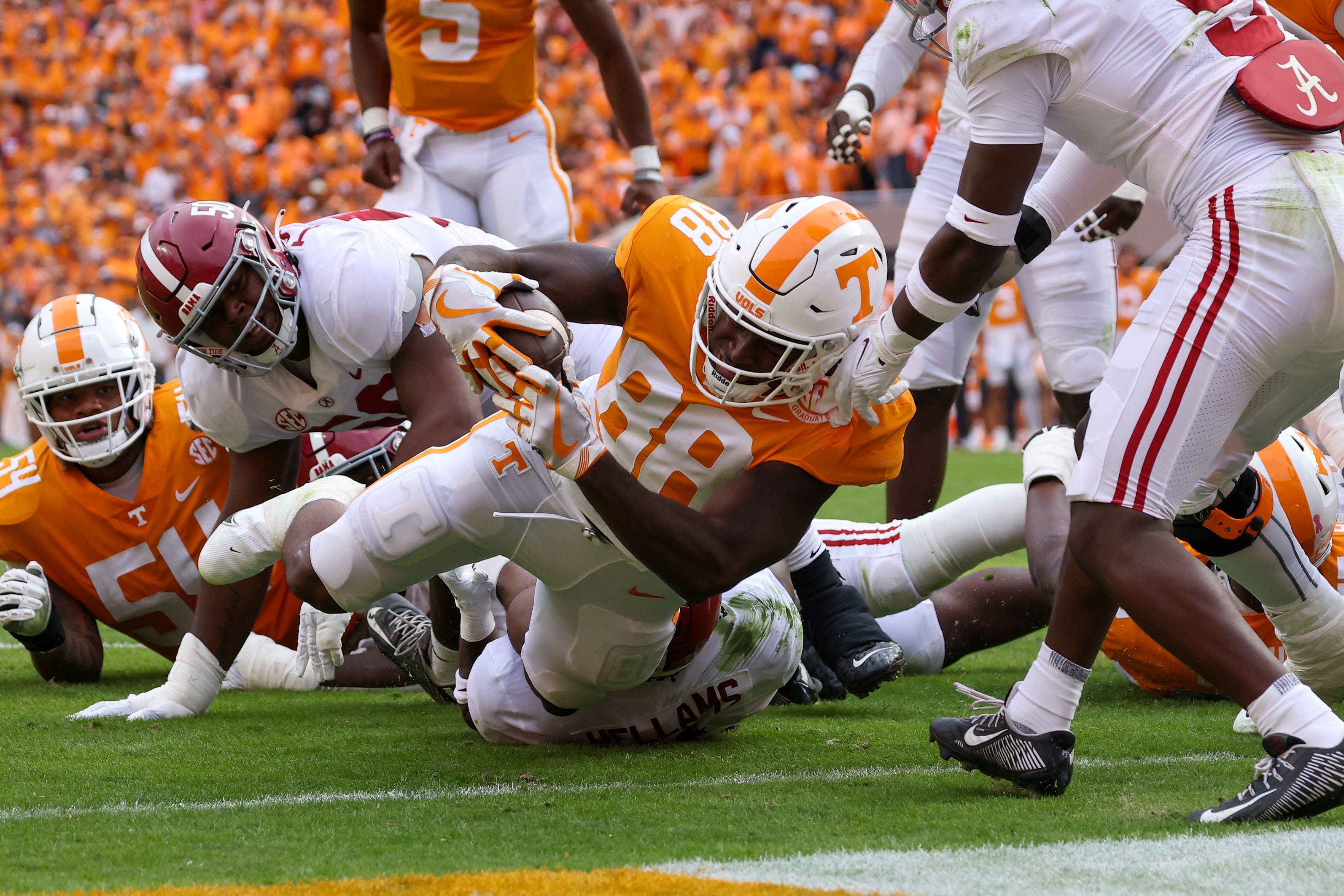 How Tennessee tight end Princeton Fant scored touchdown as fullback