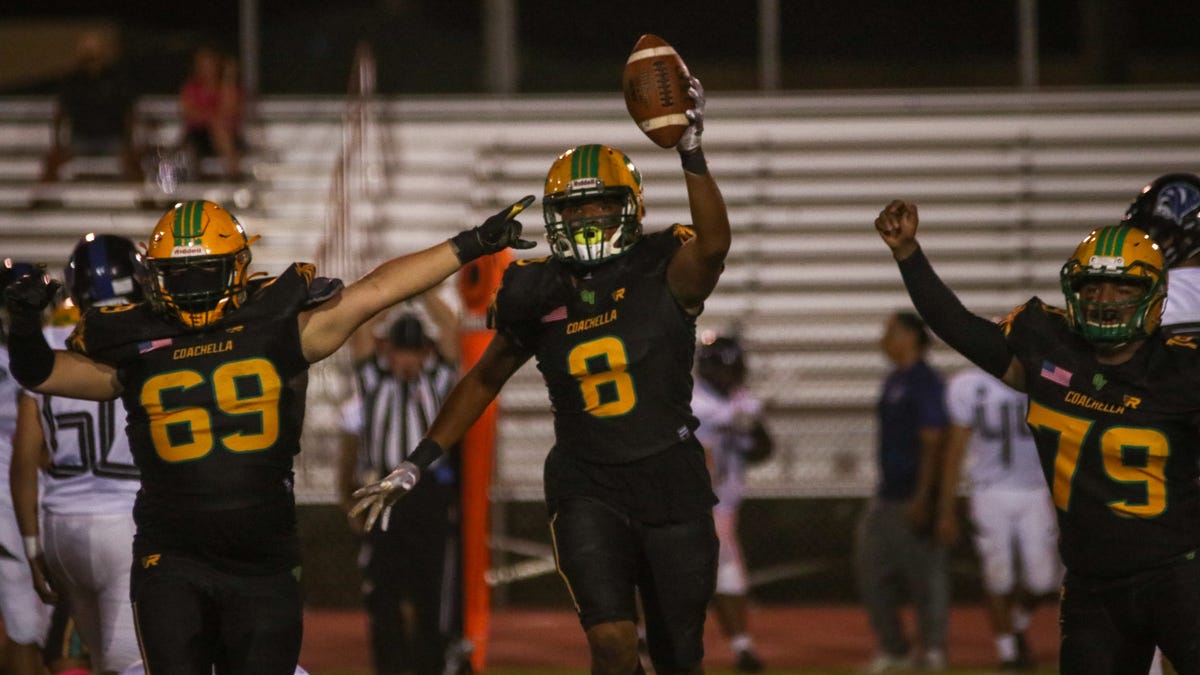 Photos: Coachella Valley High School football beats Cathedral City 64-0