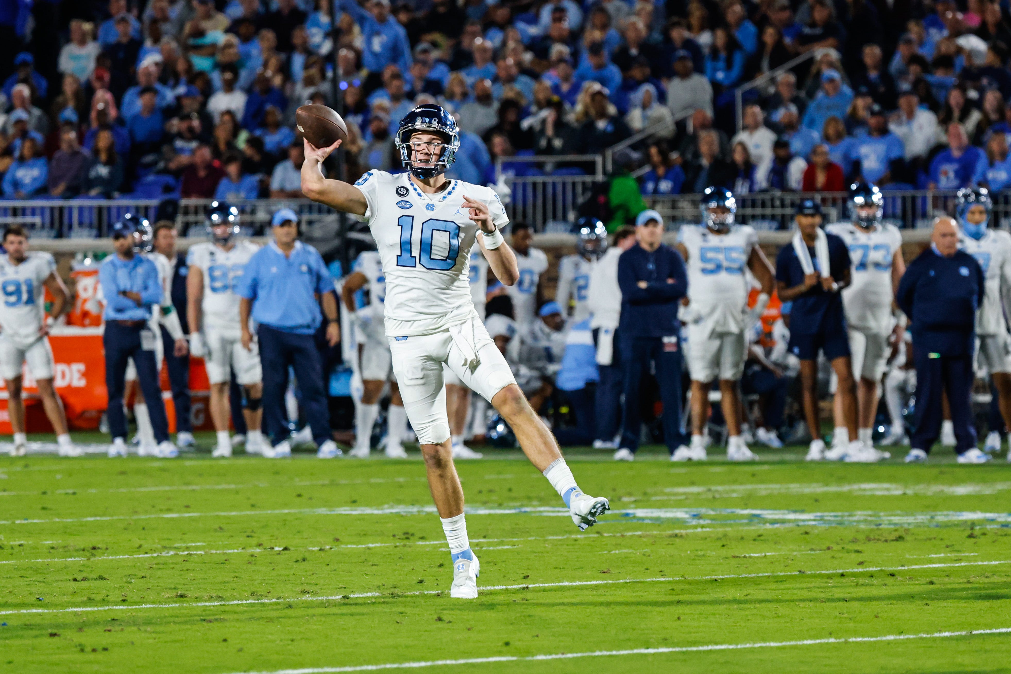 Drake Maye, UNC football's 1-minute offense passes test at Duke