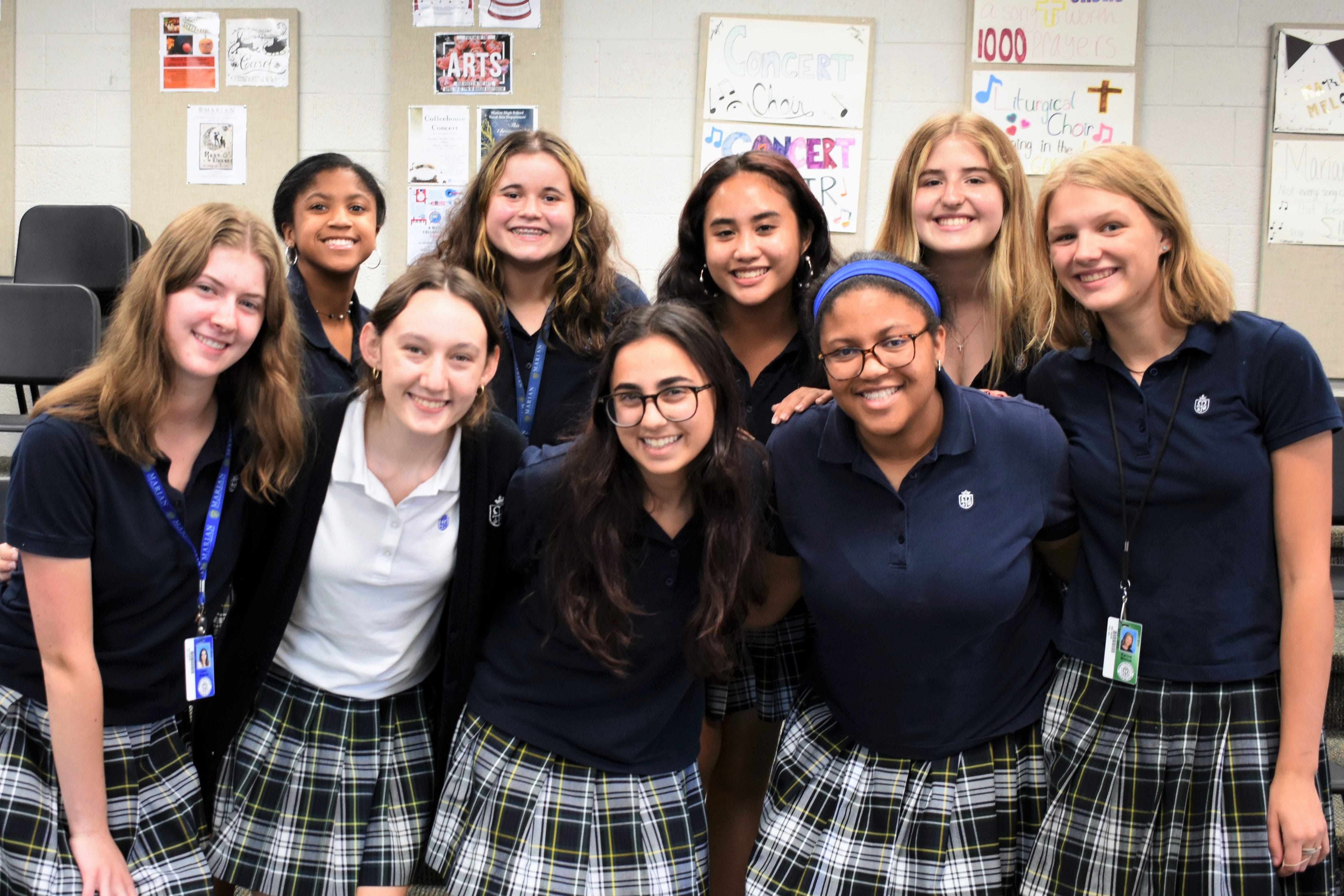 Marian High School is “all girl, all in”