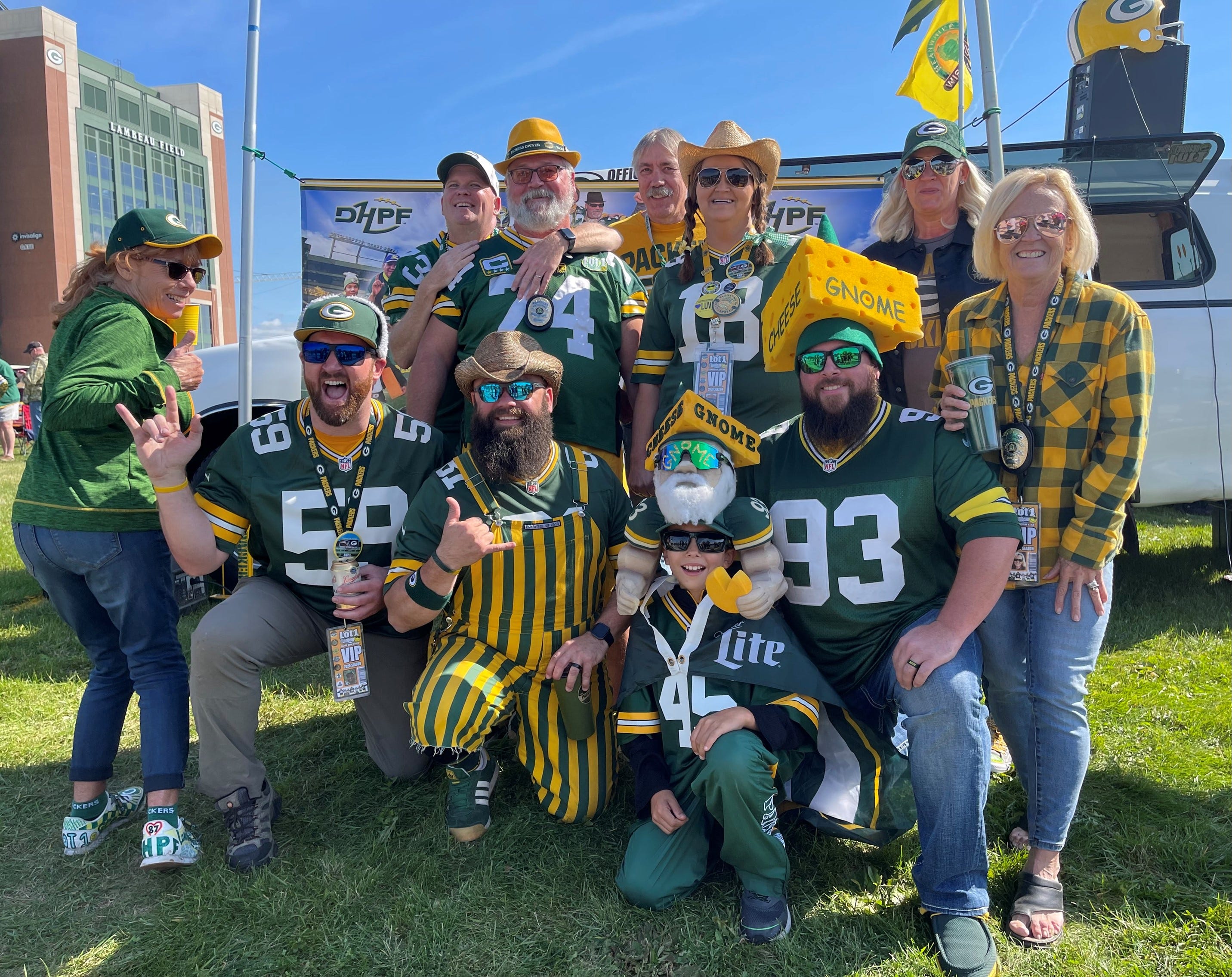 At Lot 1 at Lambeau tailgate, Packers fans take partying seriously