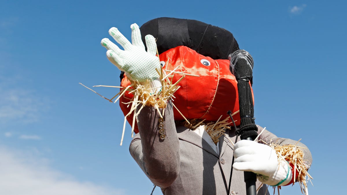 Trail of Scarecrows: Photos from Prophetstown State Park in Lafayette