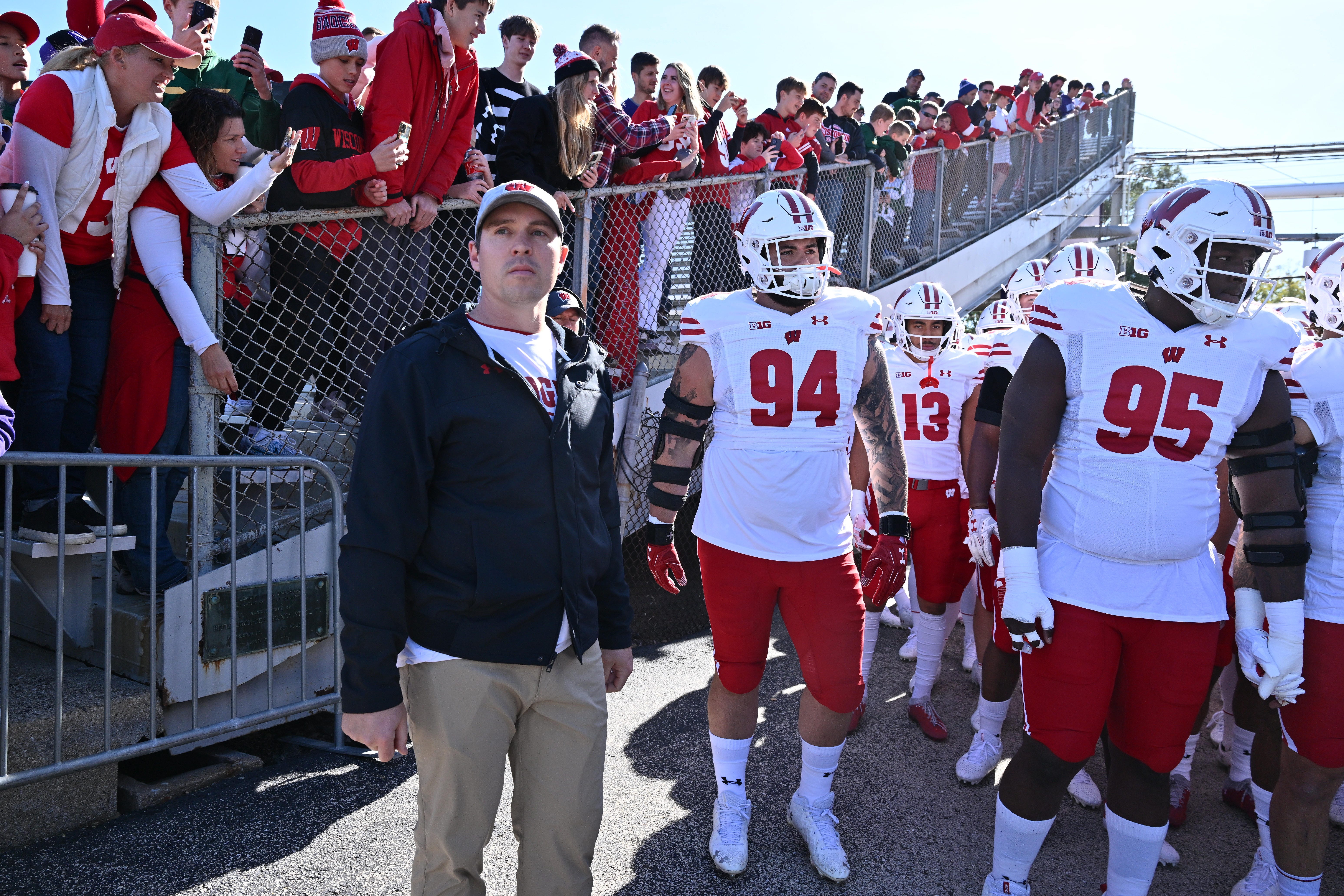 Wisconsin Badgers football interim head coach Jim Leonhard reflects