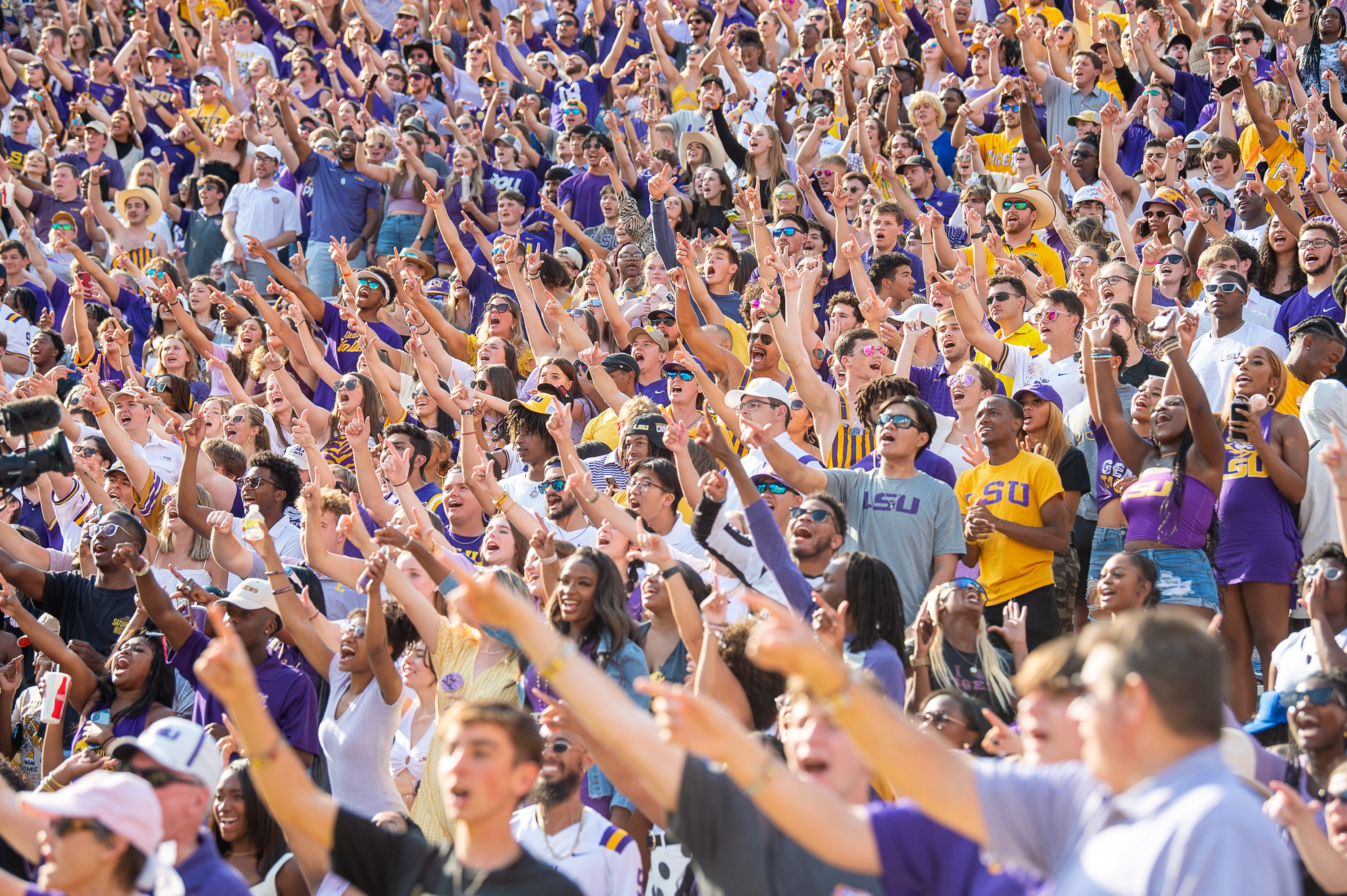 LSU fans the latest in college football to debase rushing the field