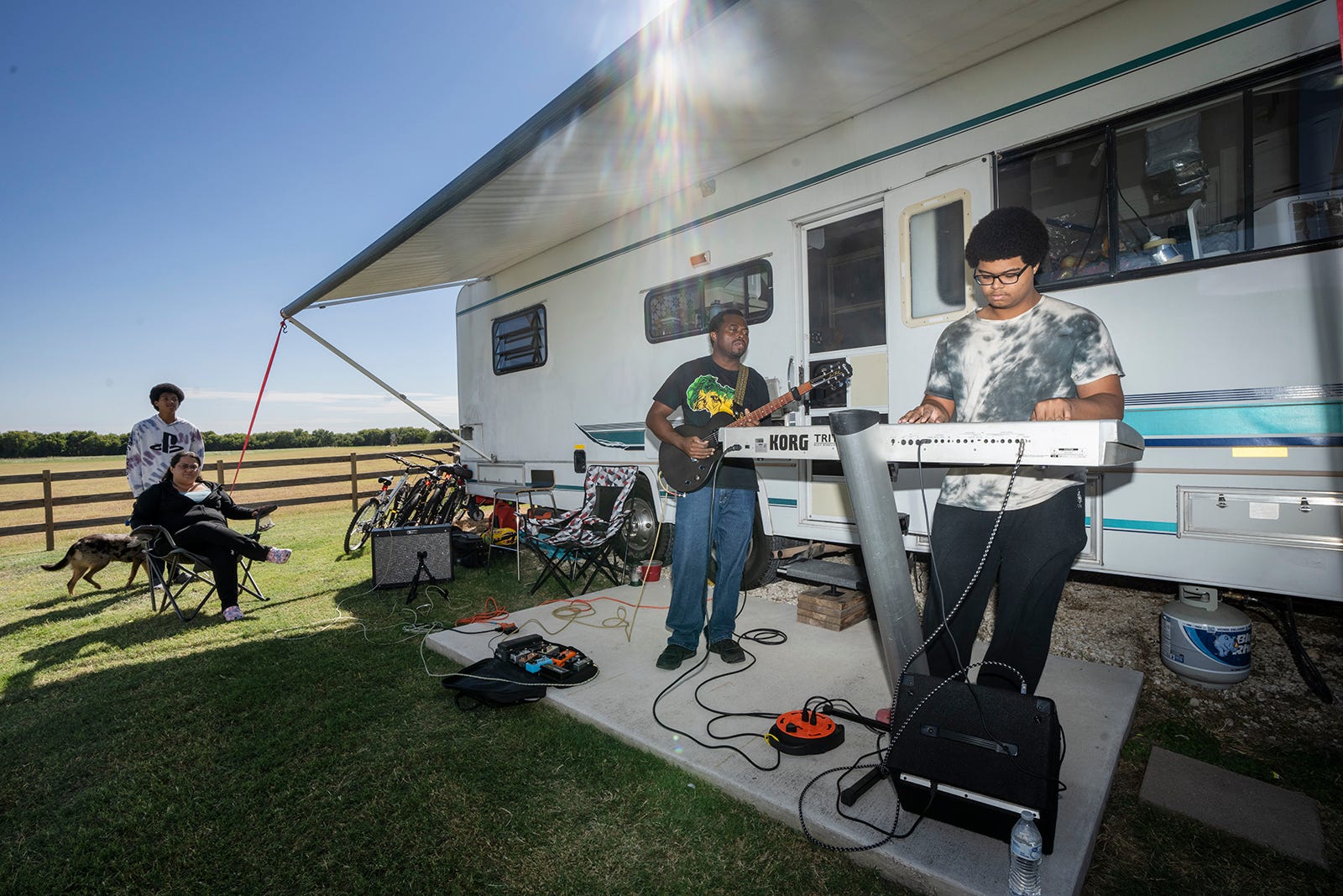 Season for Caring Kemokai family surviving winter in a cold RV