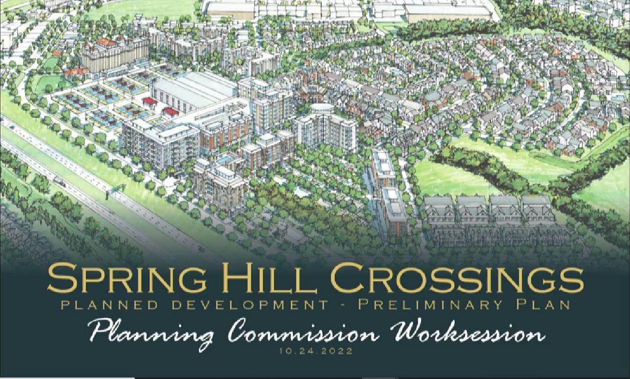 Spring Hill Crossings 213-acre multi-use development up for approval