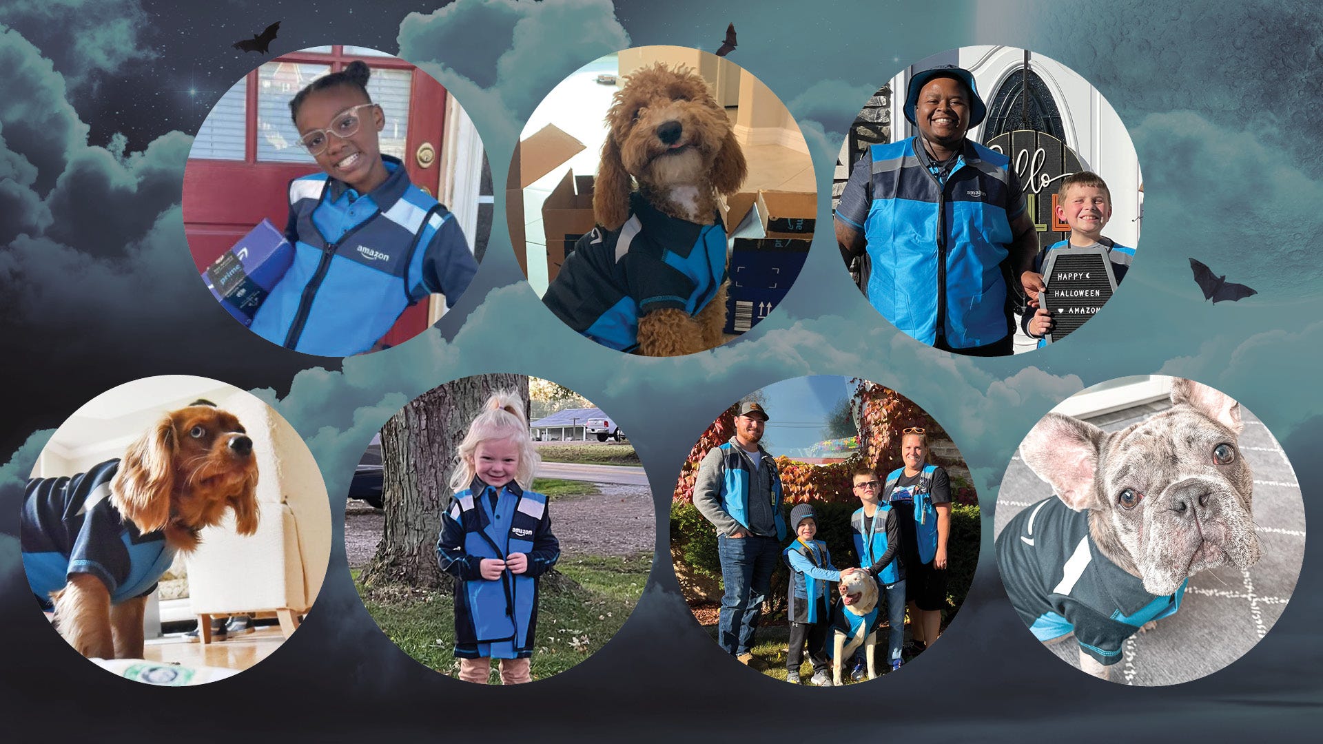 Meet 7 adorable Amazon superfans dressing up as drivers this Halloween