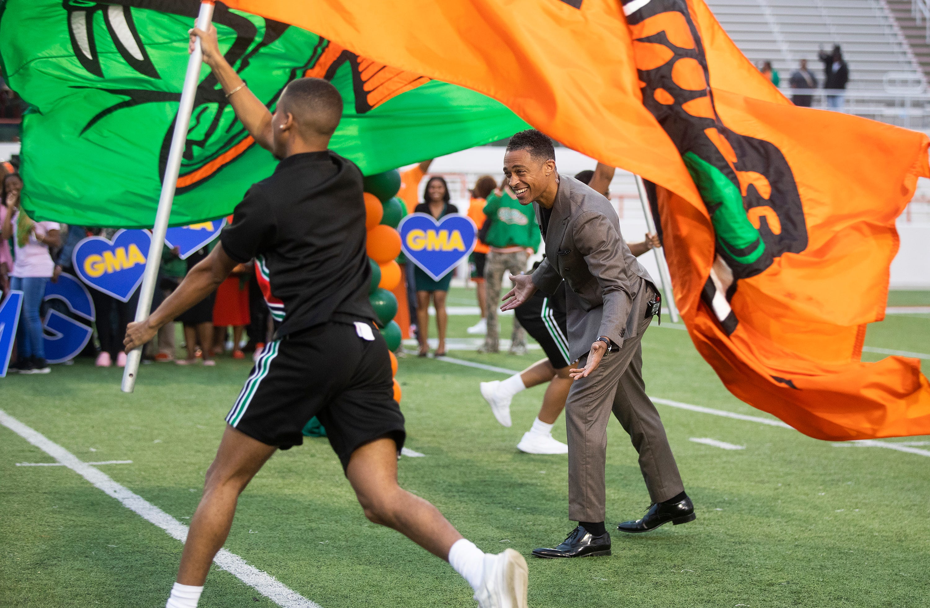 Good Morning America goes live at FAMU's Bragg Stadium for homecoming