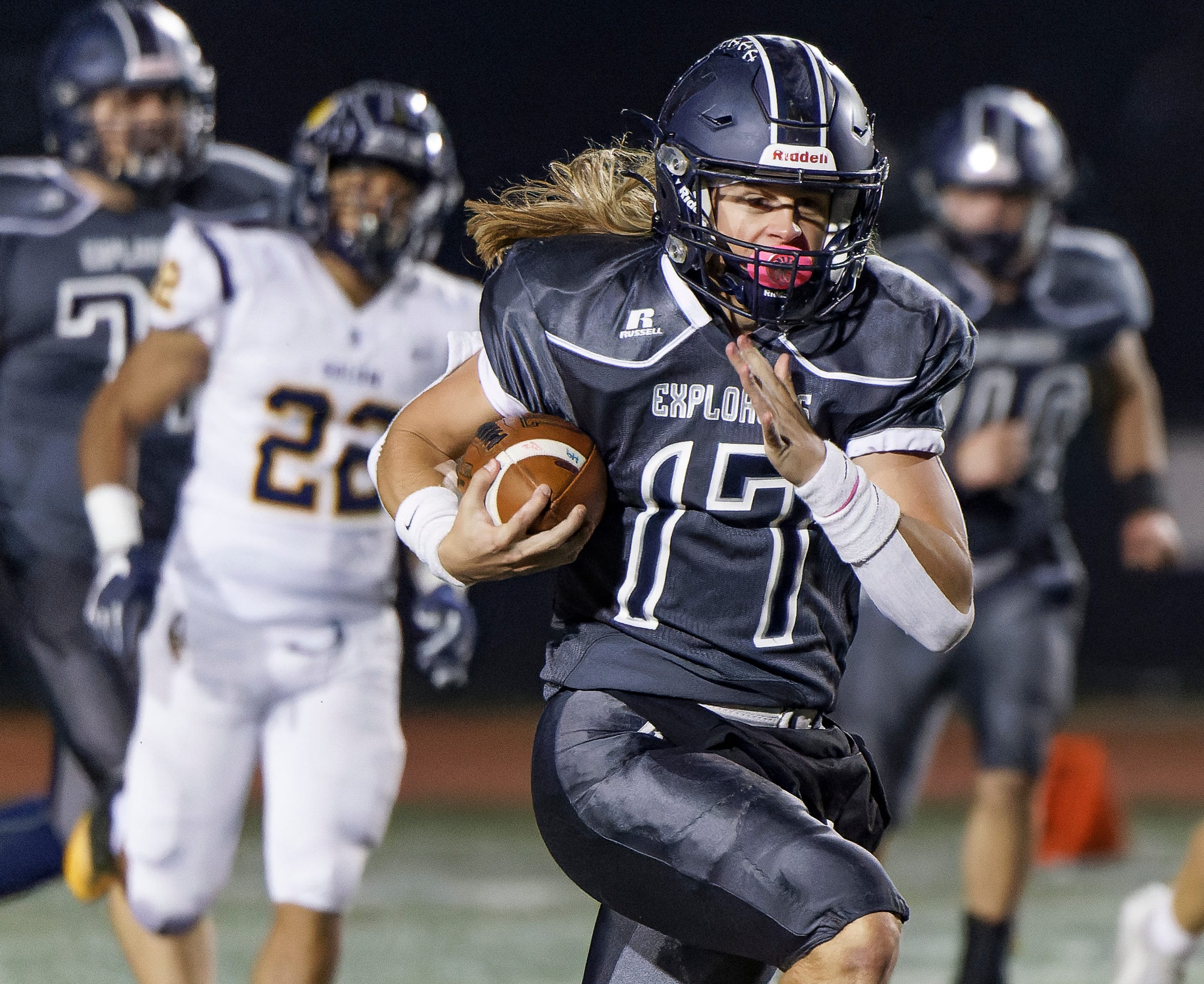 Seniors lead undefeated Hudson in Division II football playoffs