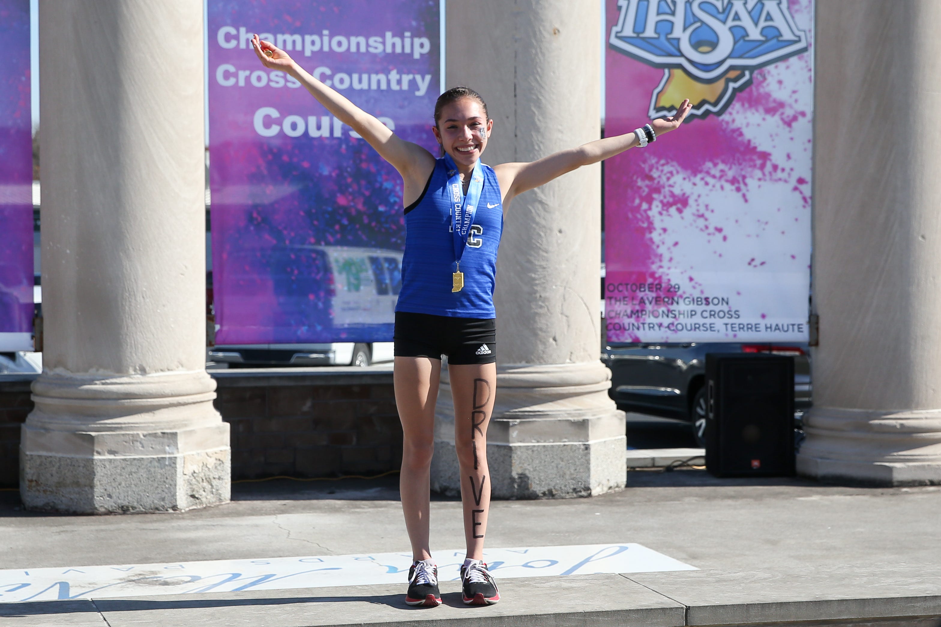Indiana high school cross country: Lily Cridge repeats, Noblesville wins