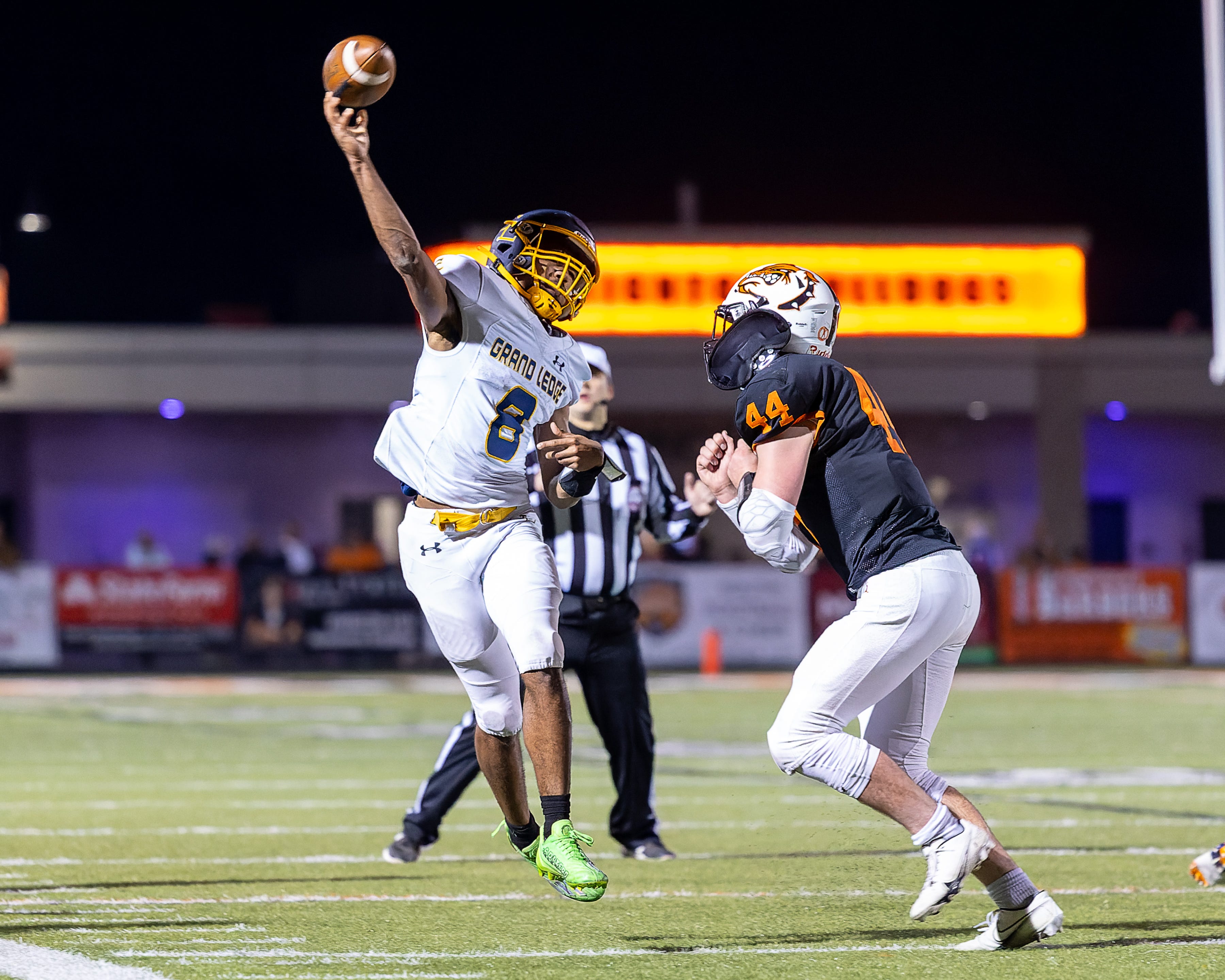 Grand Ledge ends Brighton's football season in first round of playoffs